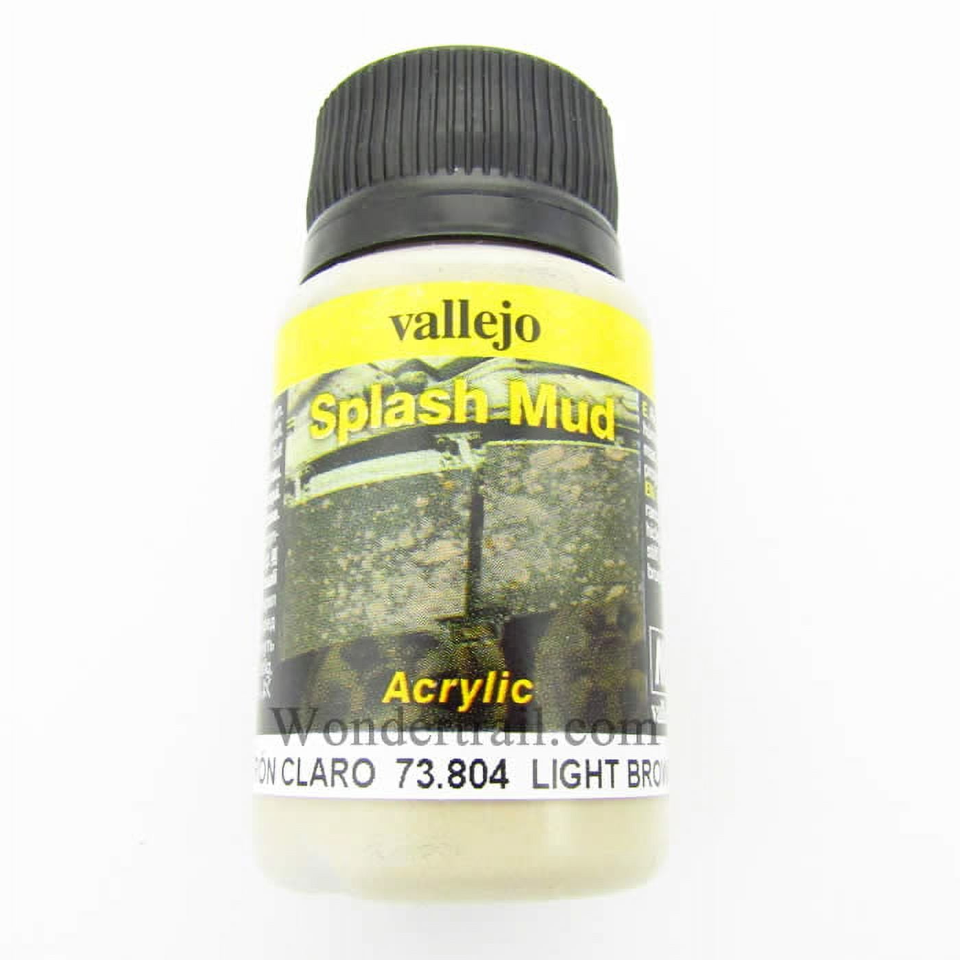 Light Brown Splash Mud 40ml Bottle Acrylic Weathering Effects Vallejo ...