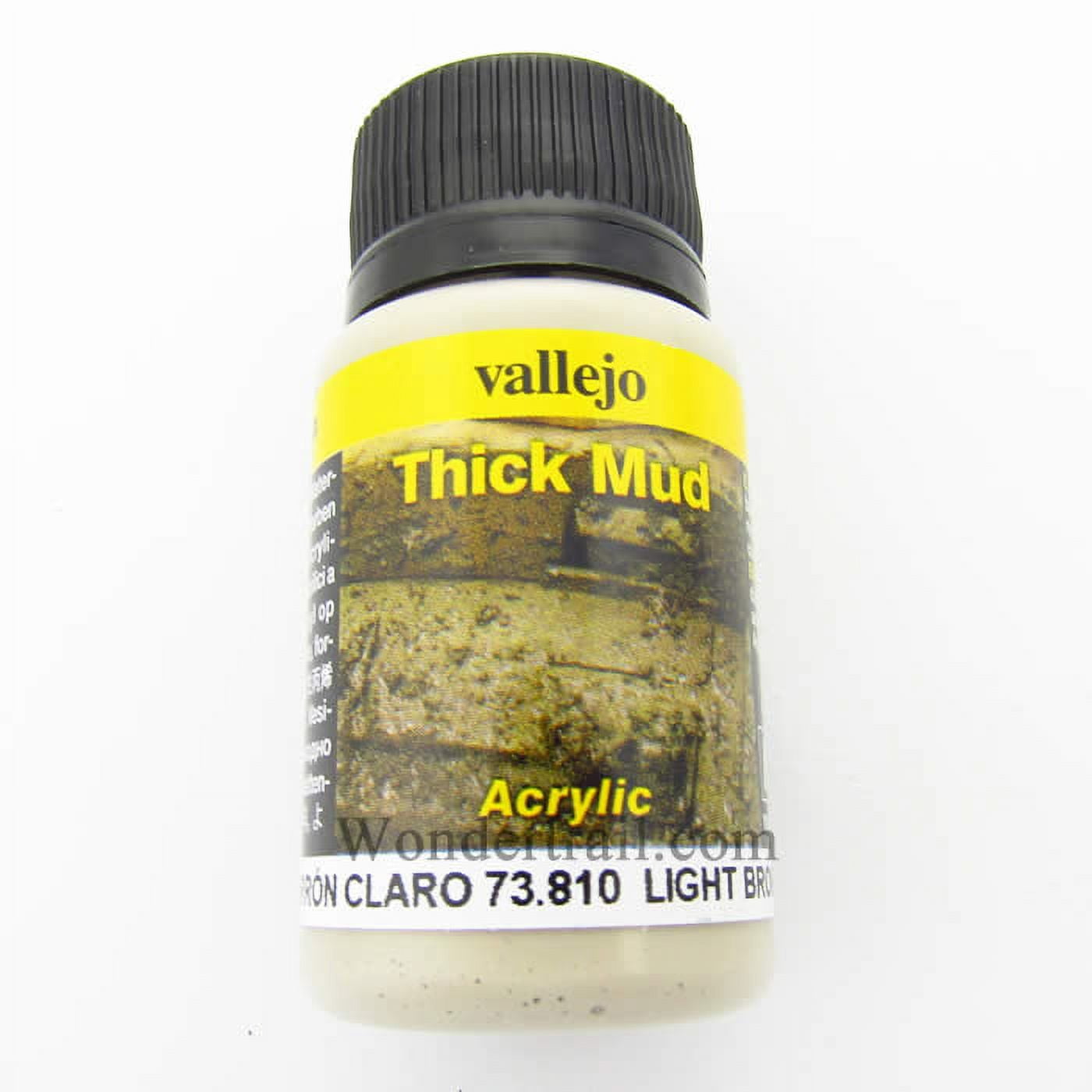 Light Brown Thick Mud 40ml Bottle Acrylic Weathering Effects Vallejo ...