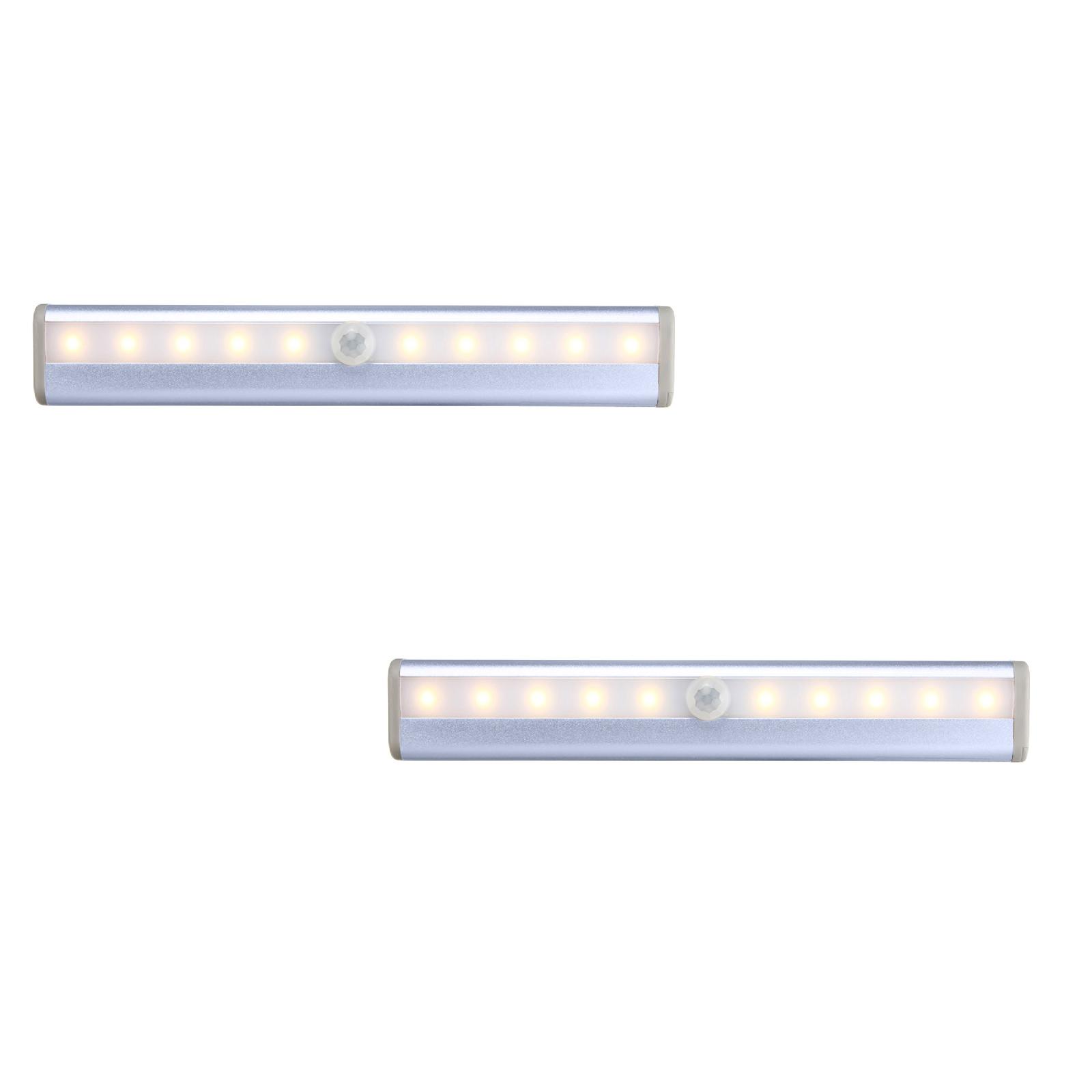 Light Bulb,10 LED Under Cabinet Lighting Battery Operated Cordless ...