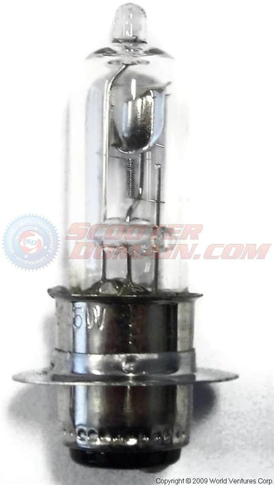 12v 35/35w Halogen Head Light Bulb with P15D-25-1 Base for Gas Scooters ...