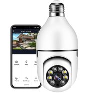 Light Bulb Camera WiFi Outdoor Indoor 1080p 360 Degree Panoramic Smart ...