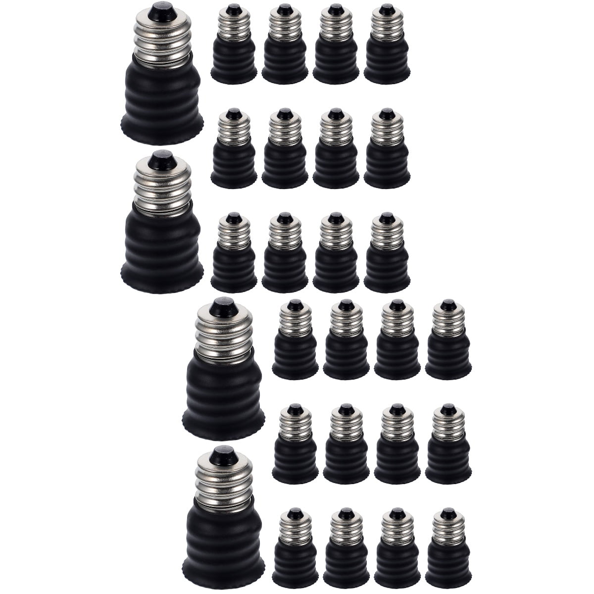 Light Bulb Extender E12 Conversion Lamp Base Adapter Socket Aluminum ...