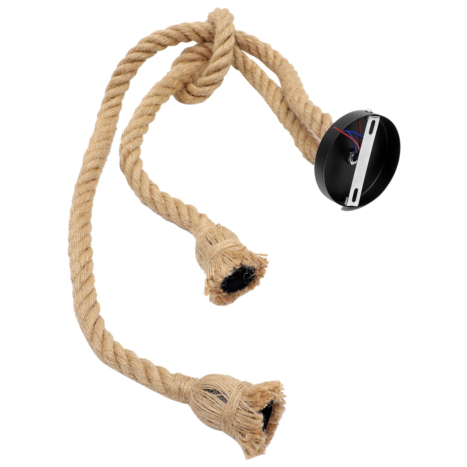 Light Bulb Hanging Rope Lamp Plug Cable Bar Lighting Industrial Fixture ...