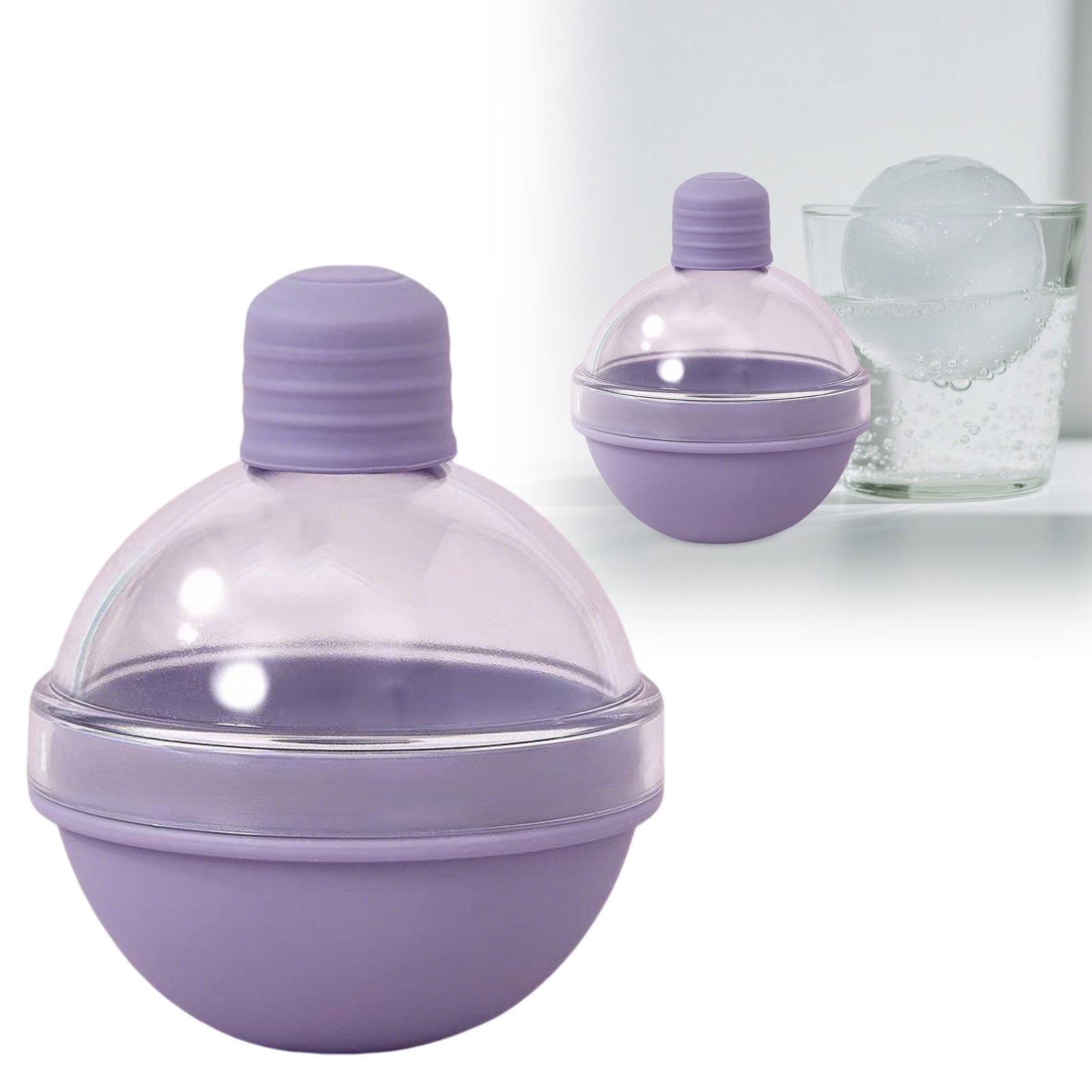 Light Bulb Ice Mold B, Purple, Ice Manufacturing Circular Ice Tray ...