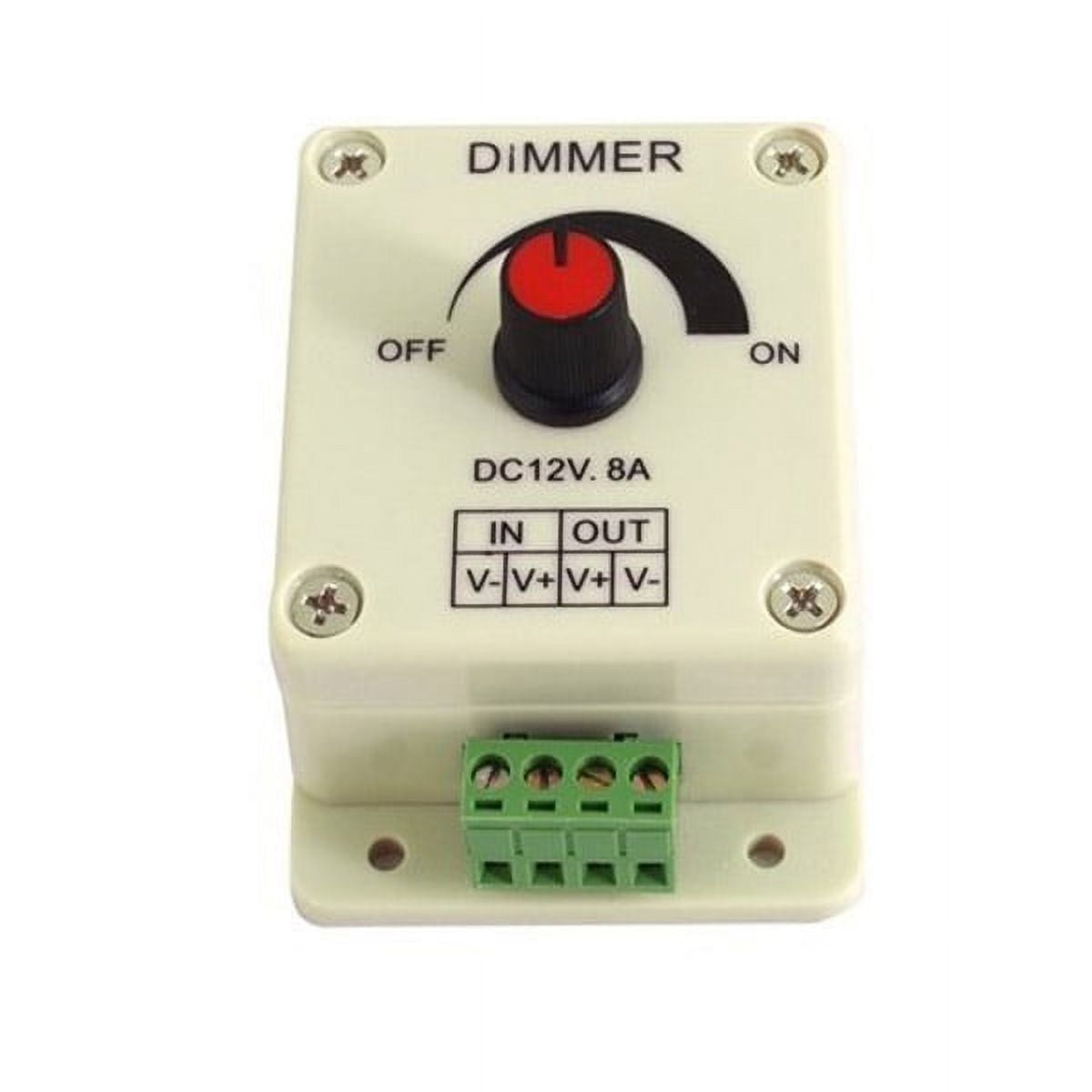 DC 12V LED Bulb Dimmer Adjustable Brightness Controller Adjuster (Beige ...