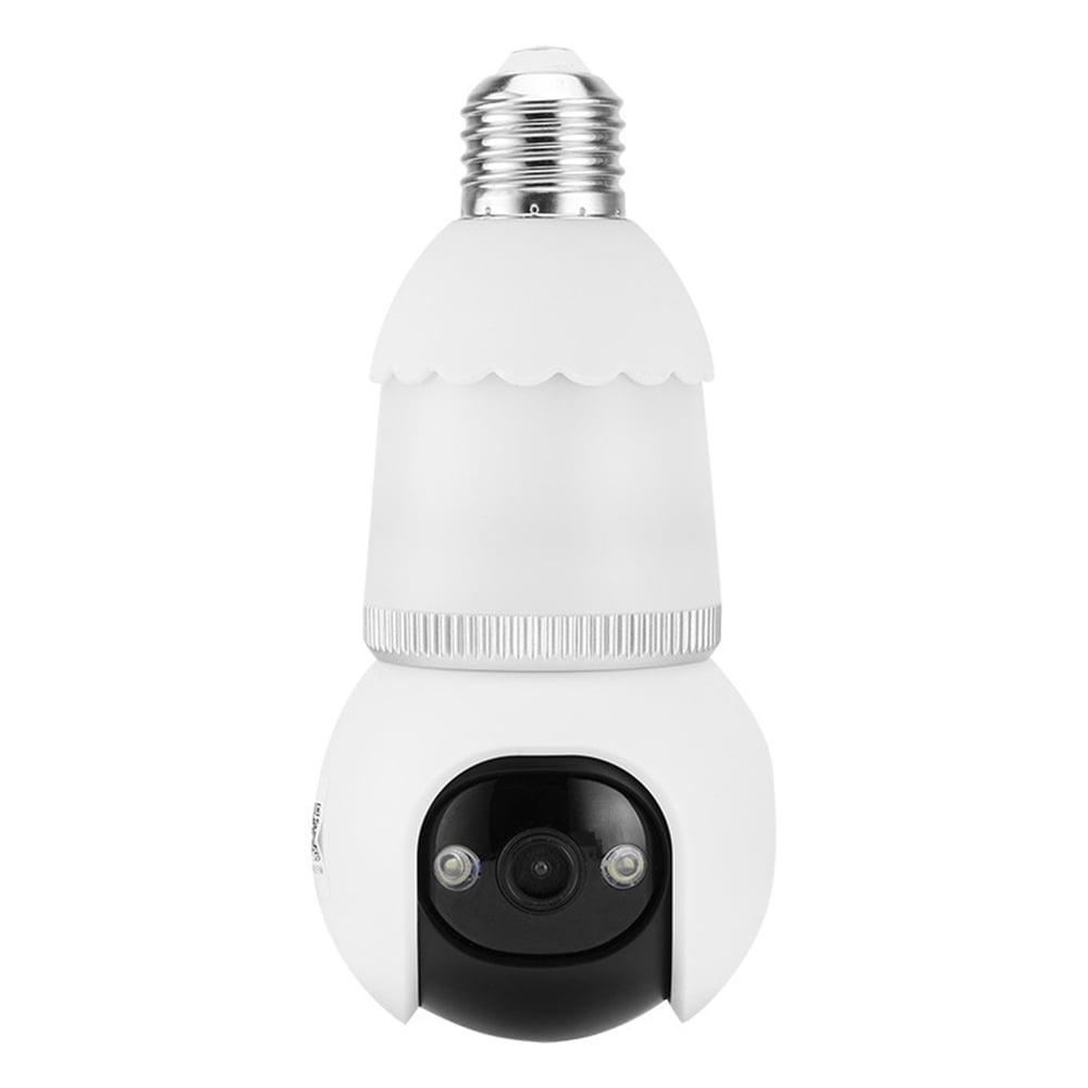 Light Bulb Security Camera, 2-in-1 Garden Light Camera, Light Bulb with ...