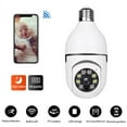 Light Bulb Security Camera 4X Digital Zoom Wifi Outdoor Indoor Light ...