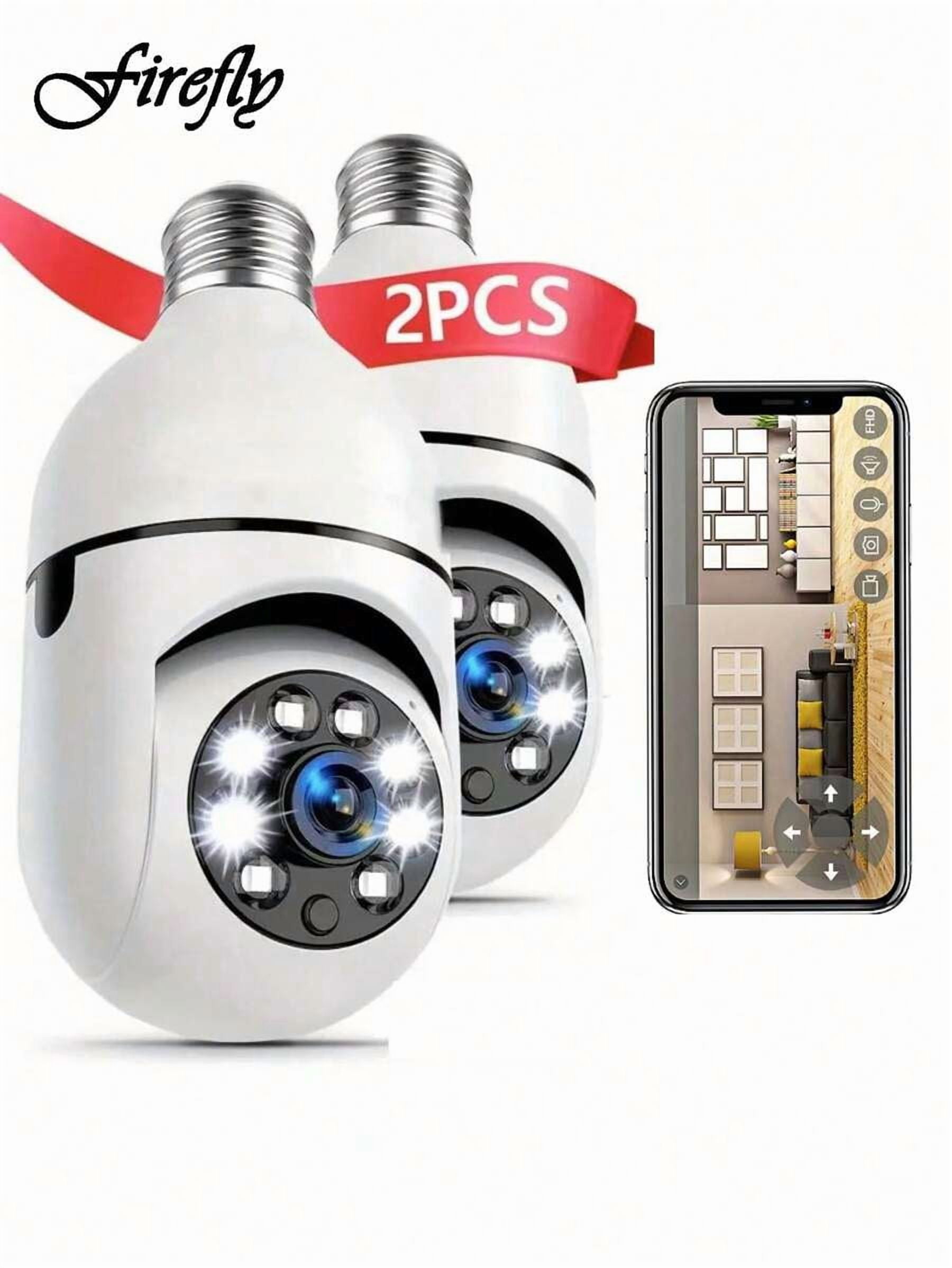 Light Bulb Security Camera Wireless Outdoor Indoor 2.4G&5G WiFi ...