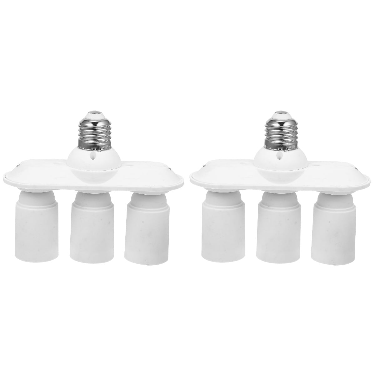 Light Bulb Socket 2 Pack Splitter Converter for LED Bulbs Lamp Adapter ...