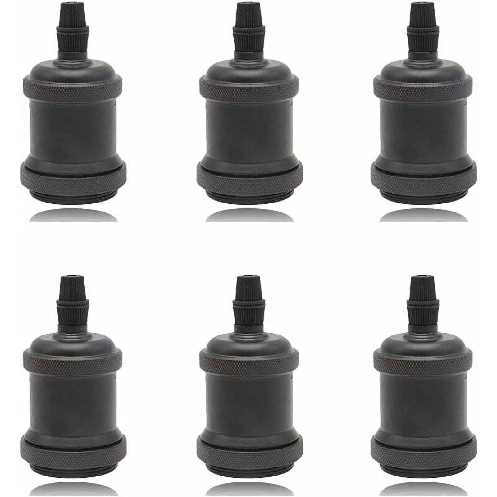 Light Bulb Socket Set Of 6 Vintage Edison E27 Lamp Sockets -- Matte ...
