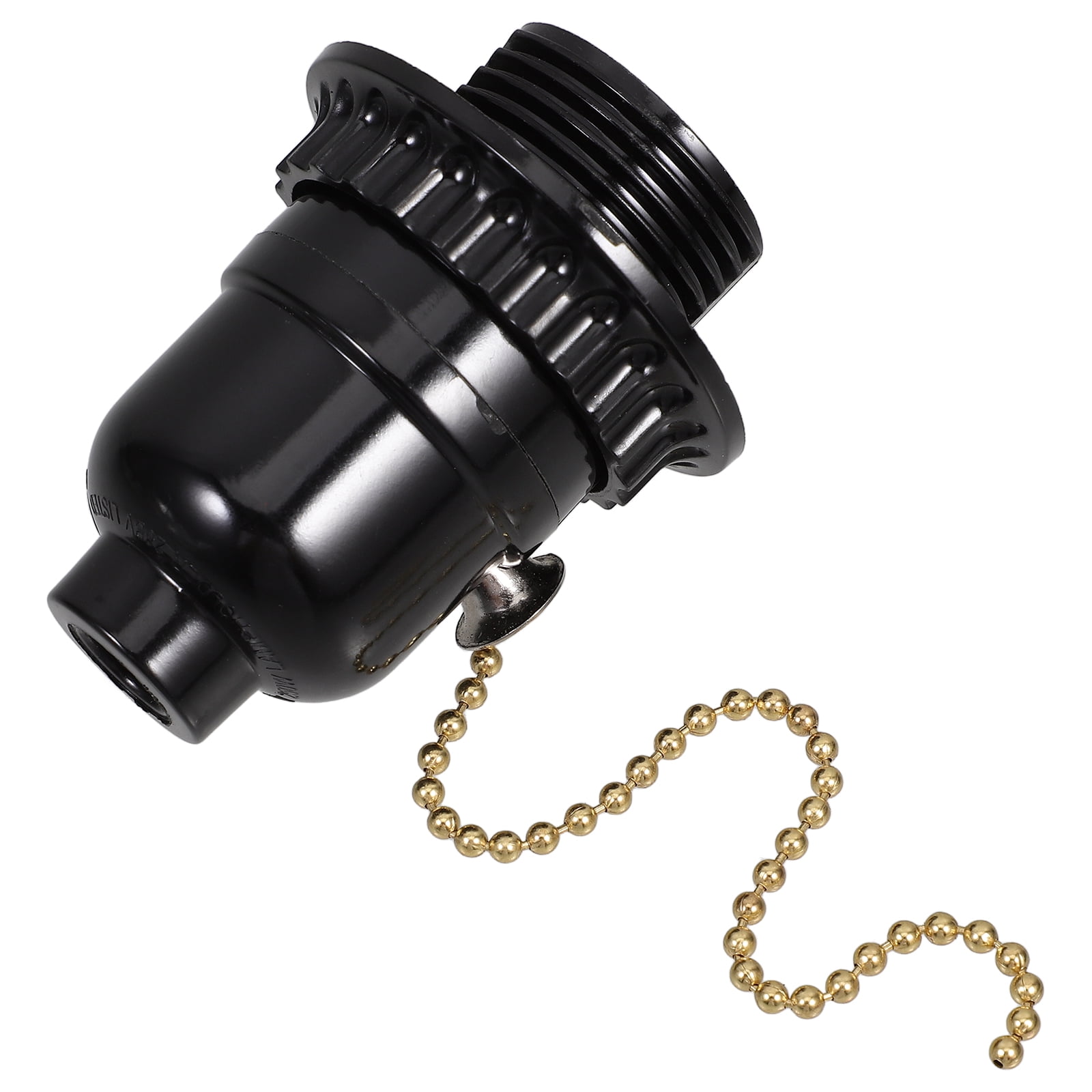 E27 Socket Bakelite Pull Switch Lamp Holder 7.00X5.40X5.40CM - Walmart.com