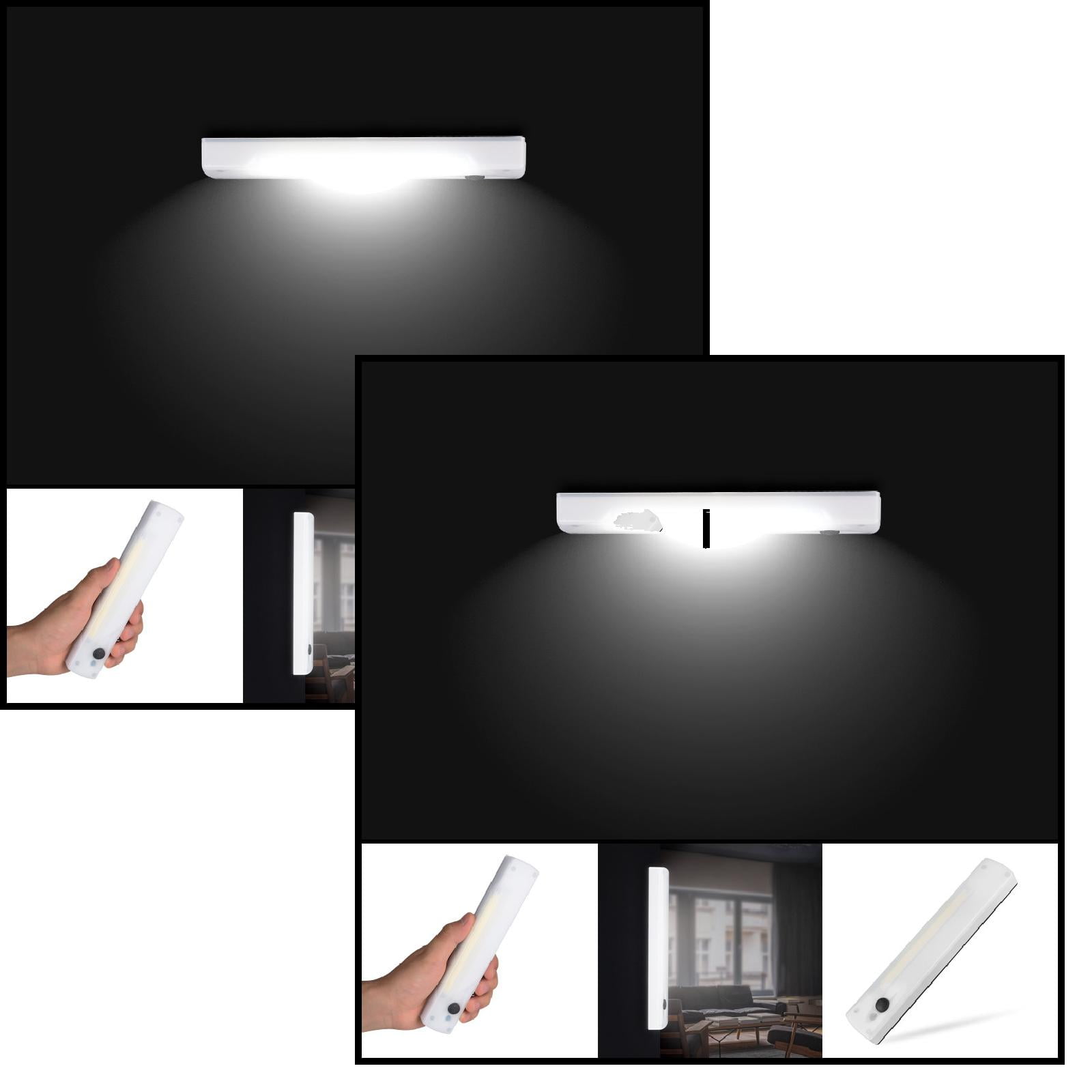 Light Bulbs,PIR Bright Light Sensor Sensor COB Wardrobe Auto LED Drawer ...