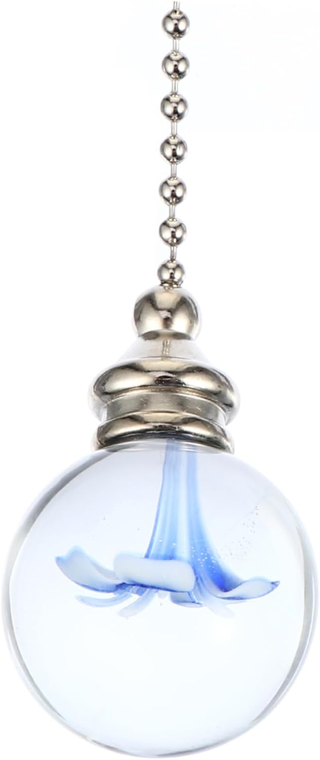 Light Chain Beaded Chandelier Household Fans Crystals Decor Wall Lamp ...