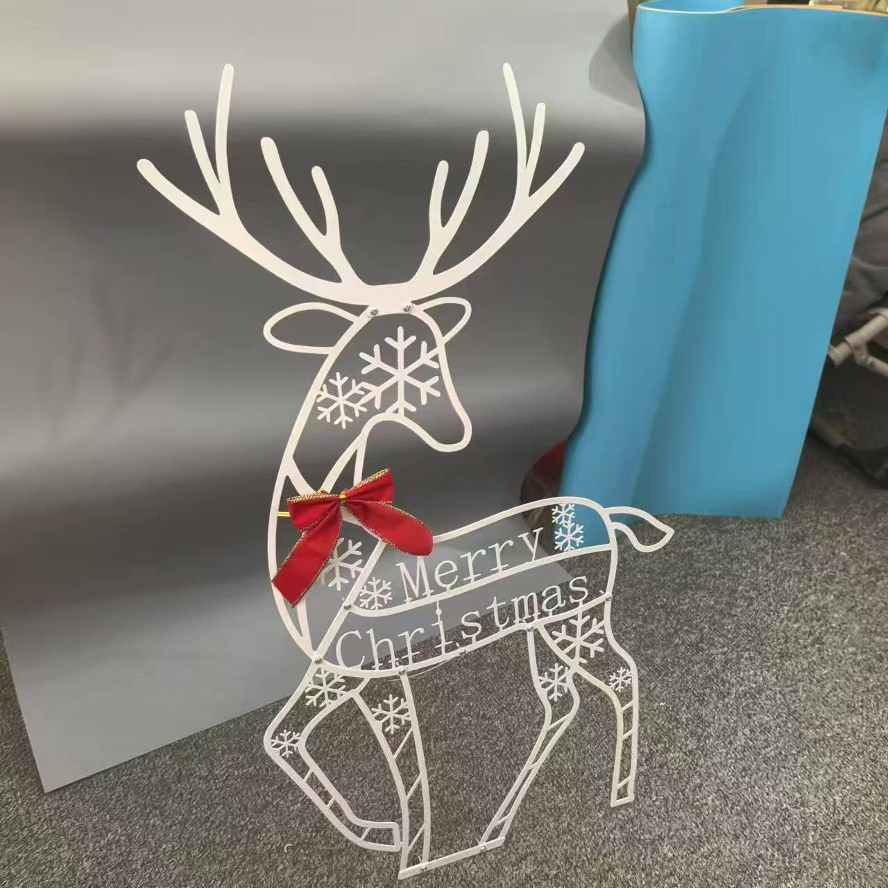 Light up Christmas Reindeer Family 2D Lighted Reindeer Holiday ...
