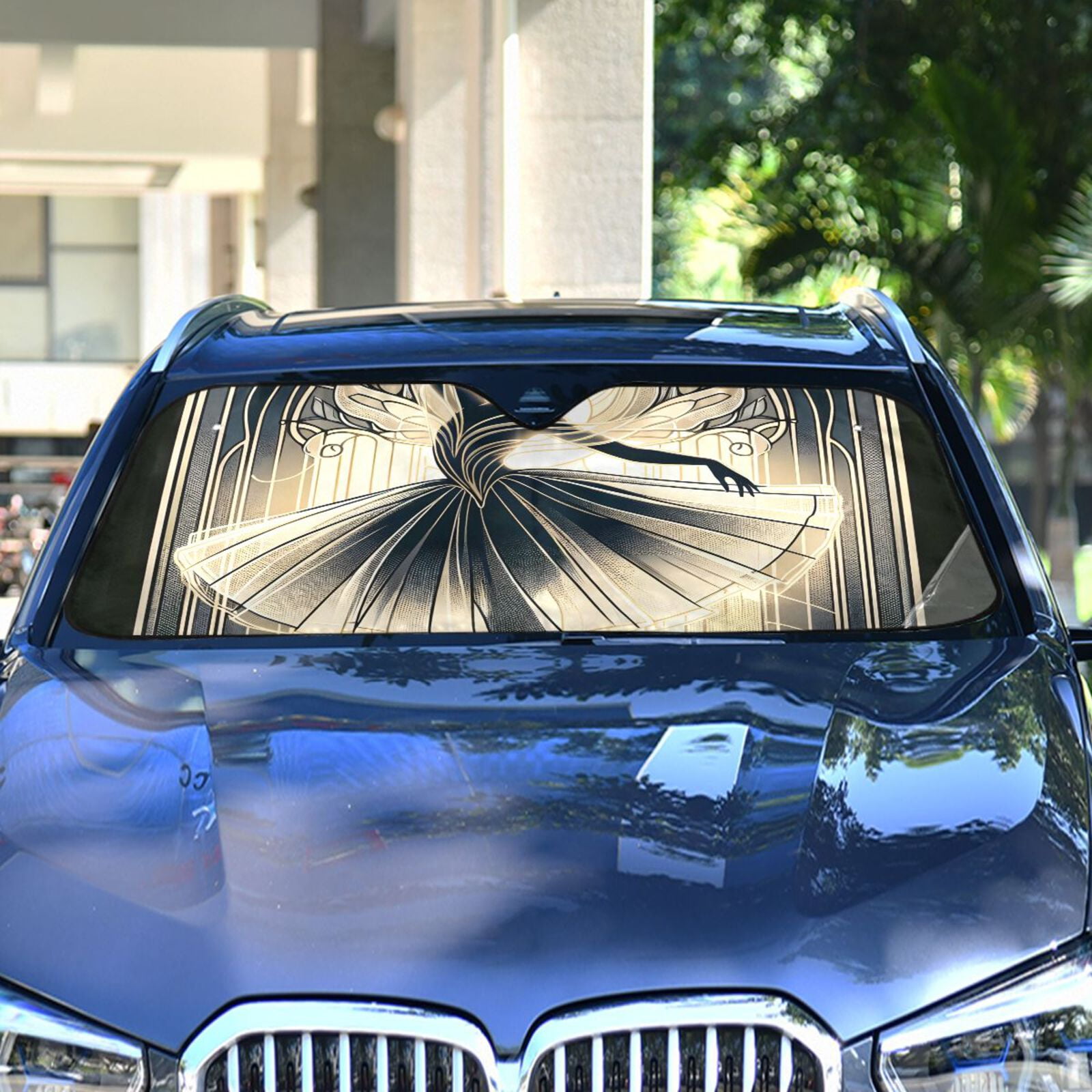 Light Dancer Automotive Front Car Windshield Sun Shade Reflector ...