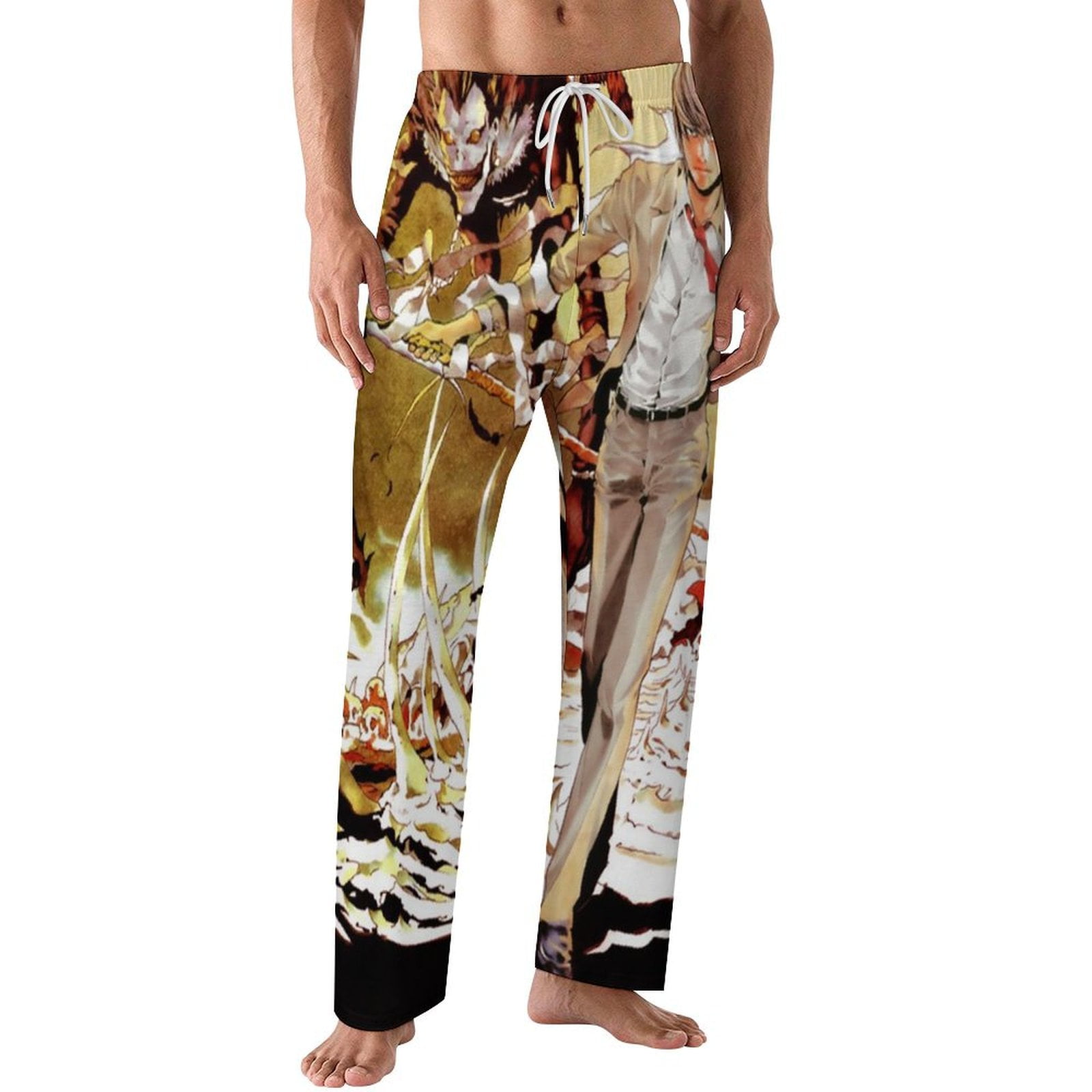 Light Death Note Mens Pajama Pants Cozy Soft Lounge Sleep Pajamas Pants ...