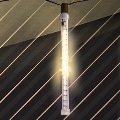 HOLIDYNAMICS Energy Efficient Classic White LED Snowfall Tube, 5 Count ...