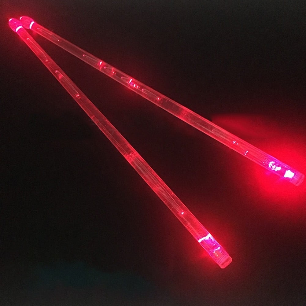 Light Up Drumsticks, Color Changing, Glow in The Dark, 1Pair 5A Drum ...