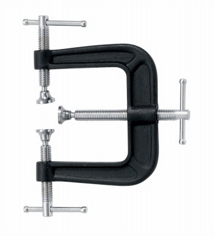 Light Duty 3-Way Edge Clamp Strong Drop Forged C-Frame 3 Spindles, Each ...