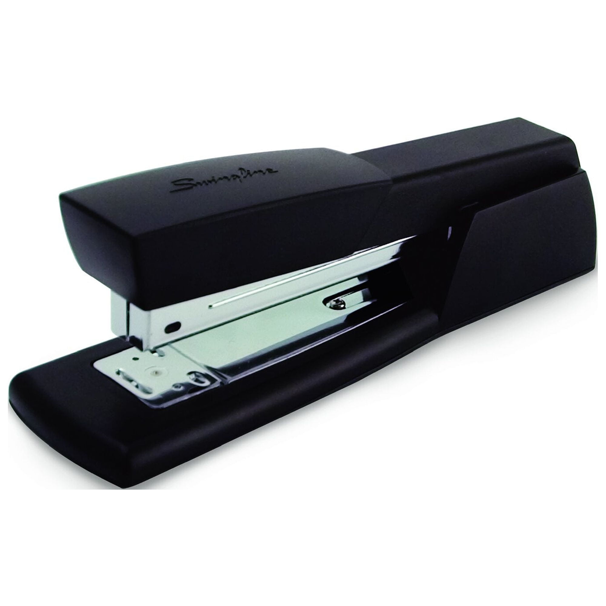 Light-Duty Full Strip Desk Stapler, 20-Sheet Capacity, Black | Bundle ...