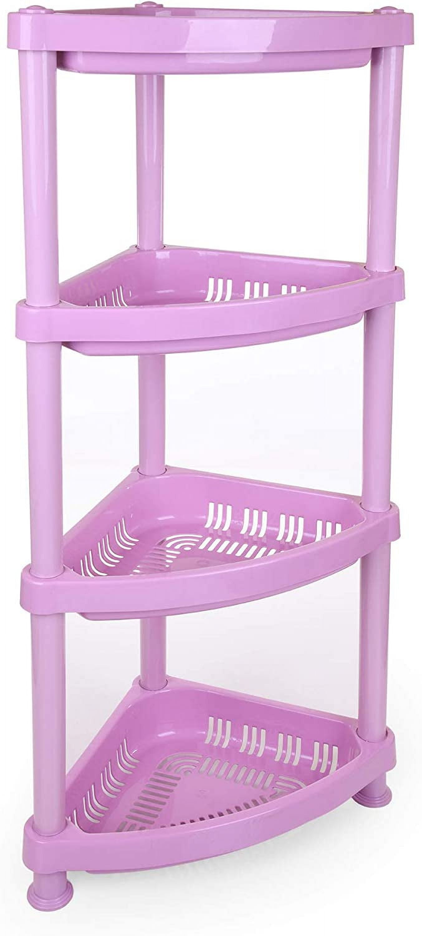 Light Duty Plastic Storage Racks (Corner Rack, Lavender) - Walmart.com