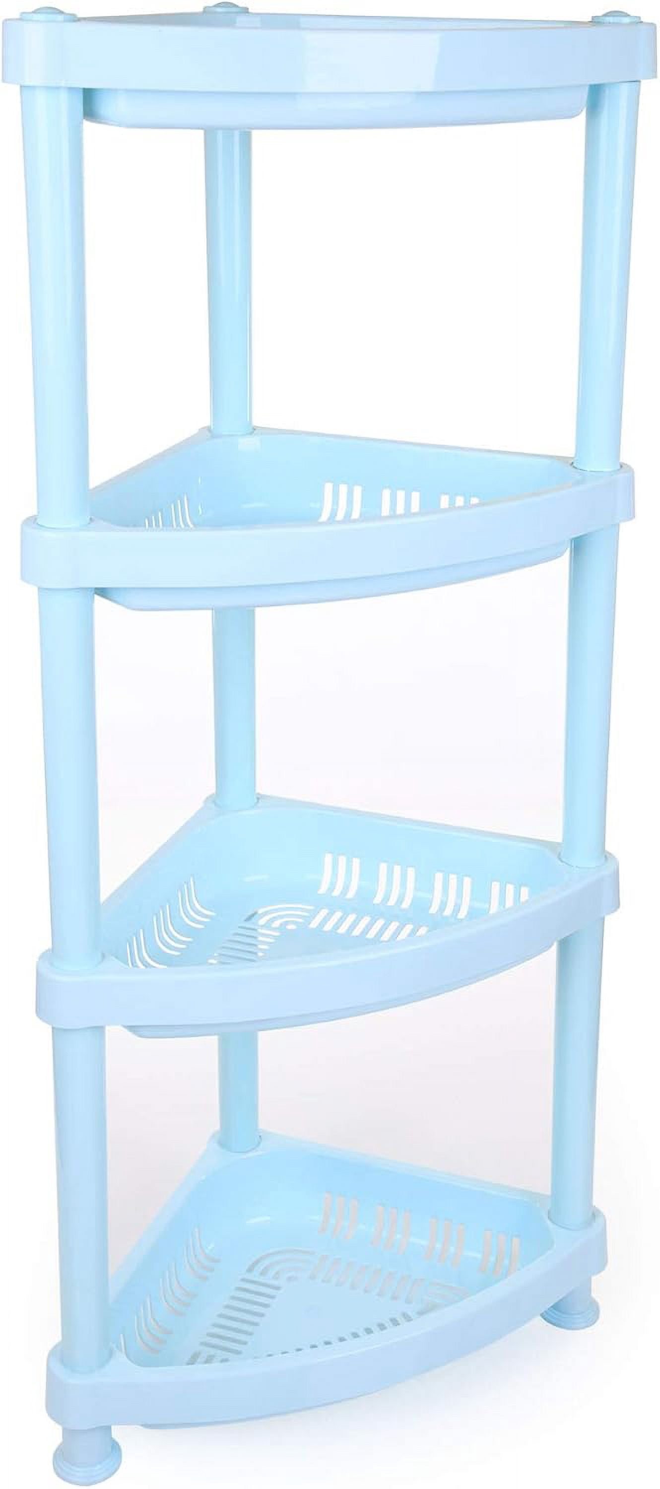 Light Duty Plastic Storage Racks (Corner Rack, Powder Blue) - Walmart.com