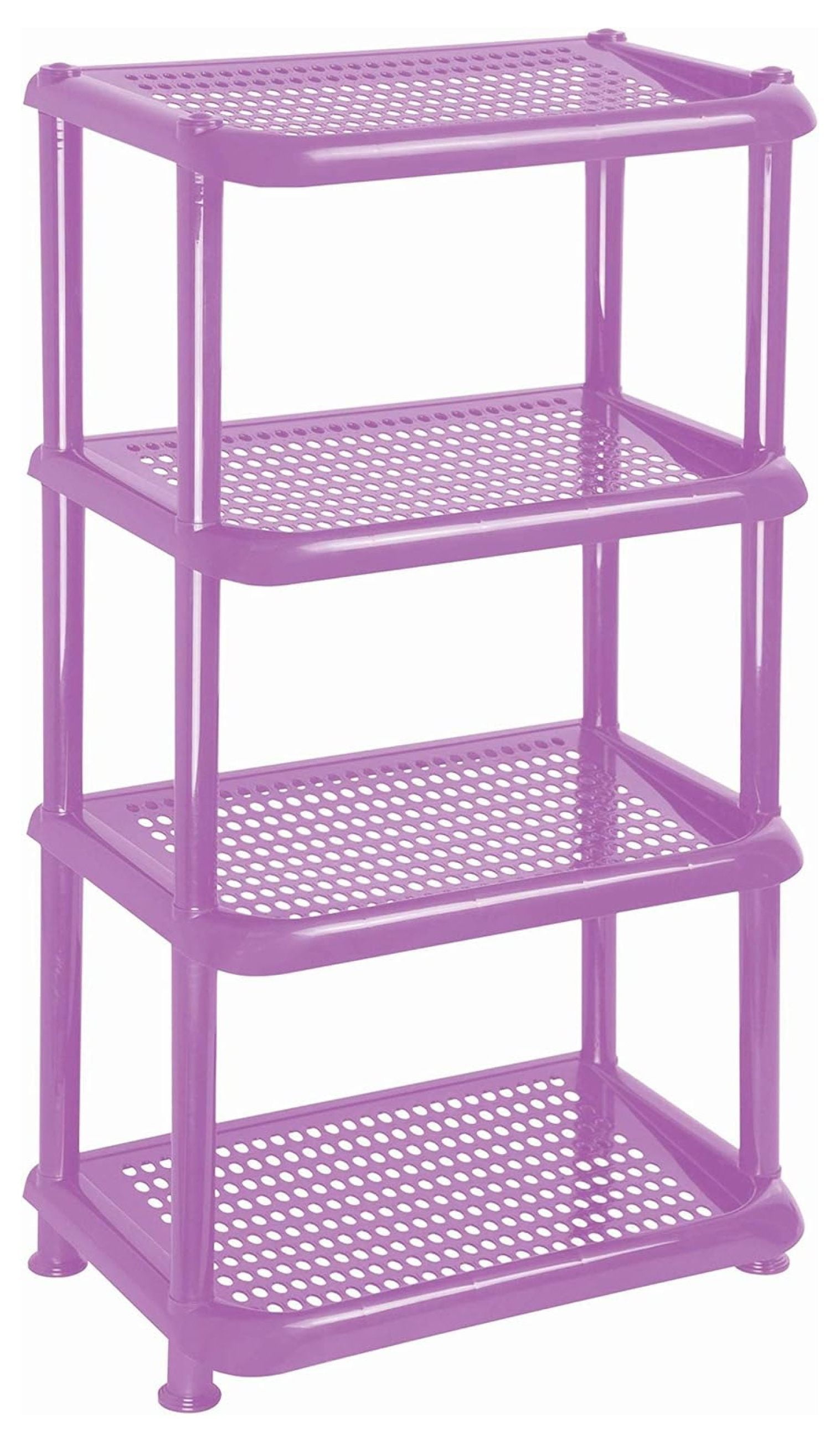 Light Duty Plastic Storage Racks (Rectangular Rack, Lavender) - Walmart.com