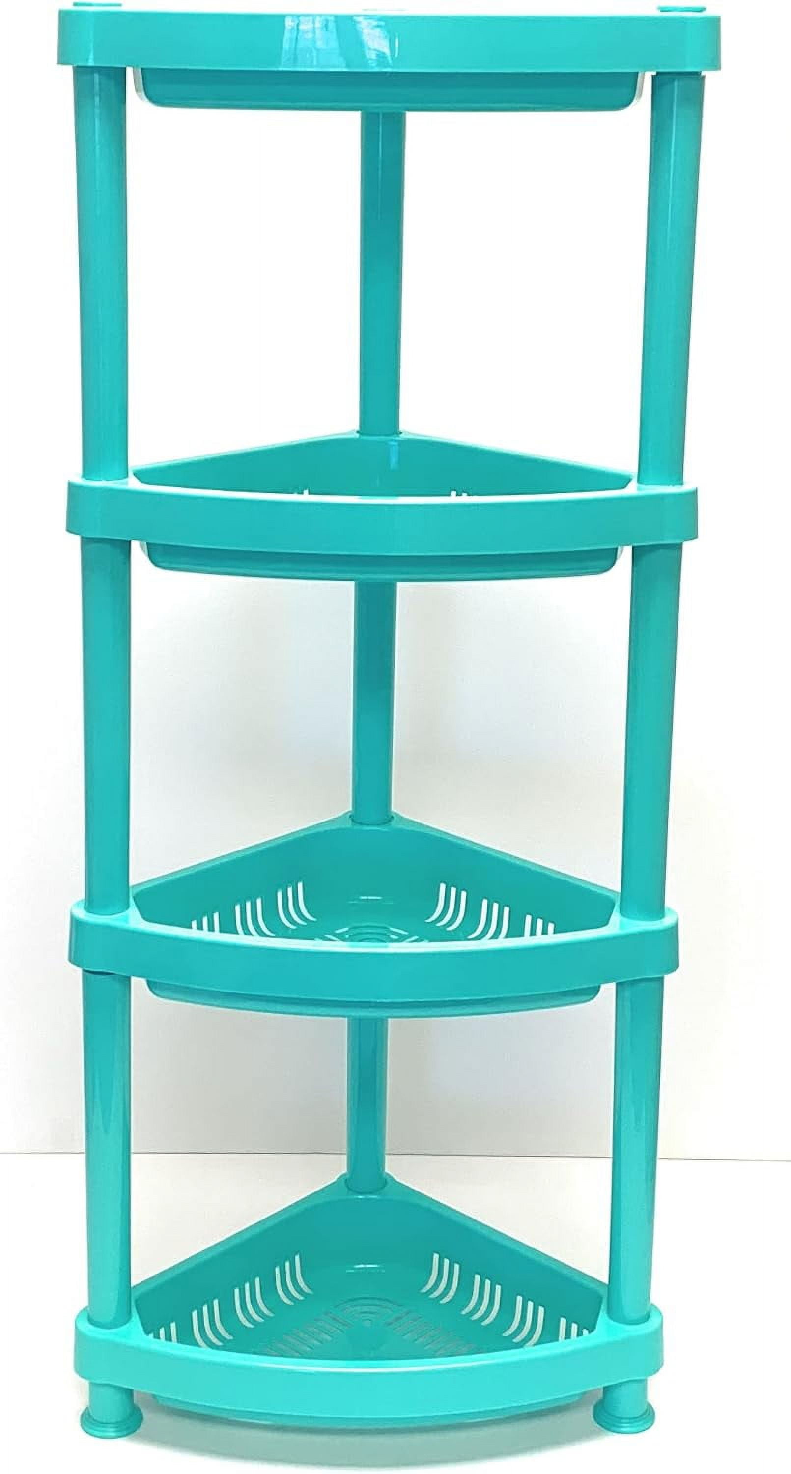 Light Duty Plastic Storage Racks (Triangular Rack, Teal) - Walmart.com