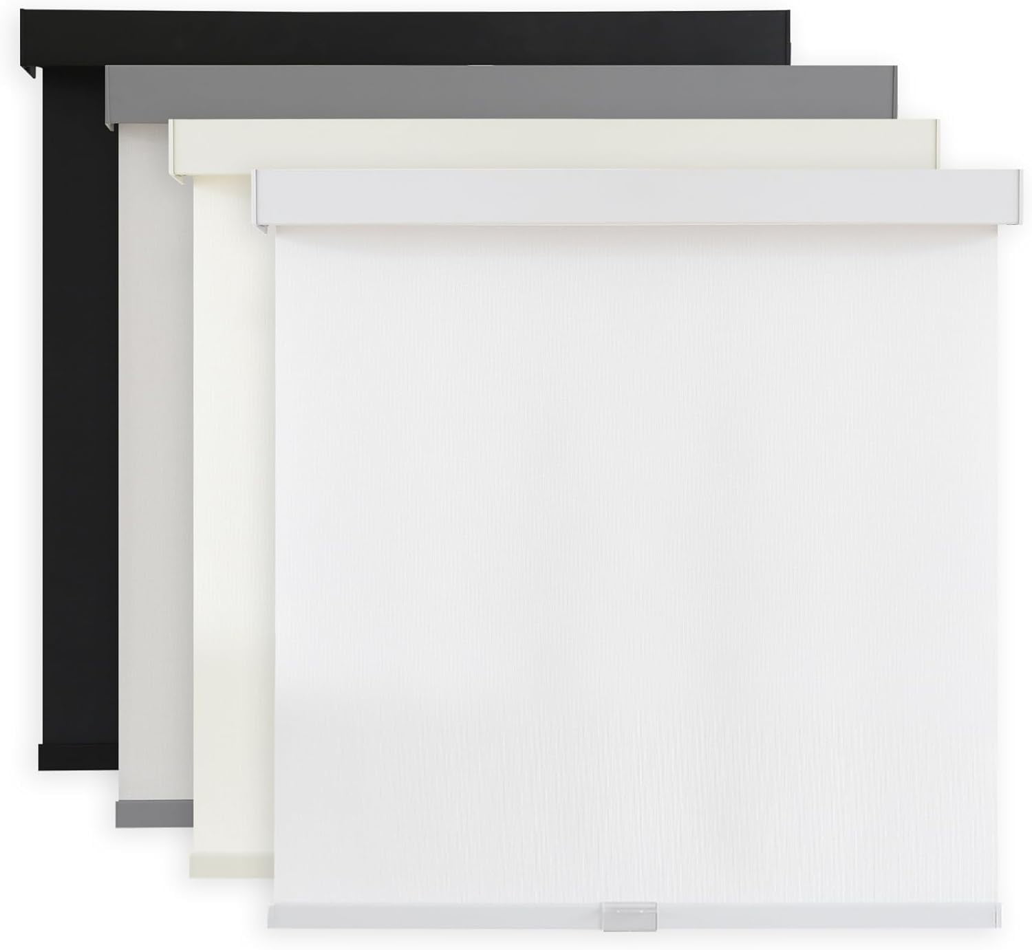 Light Filtering Roller Shades Cordless Blinds for Windows, 1% Openness ...
