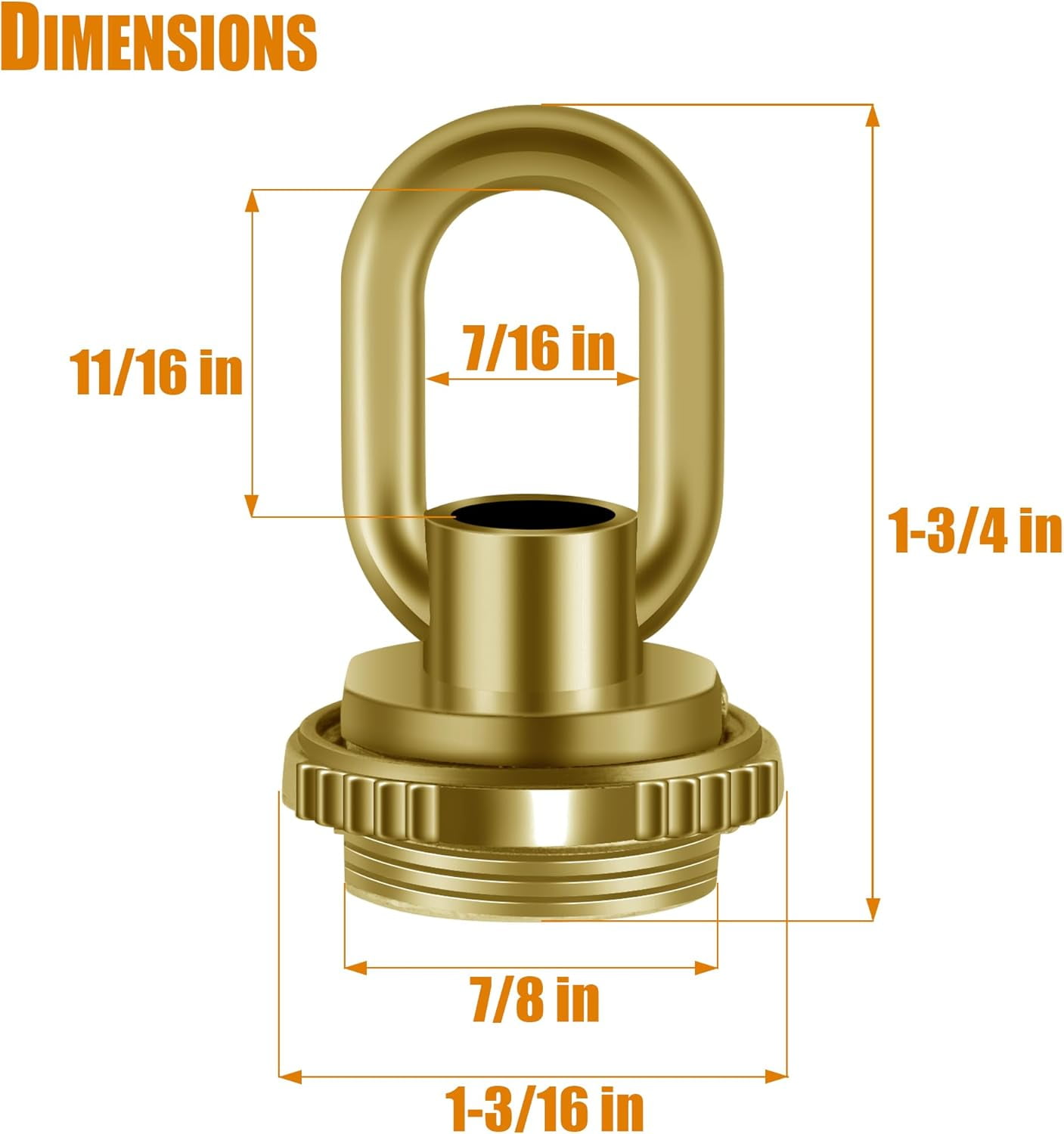 Light Fixture Cross Bar Kit Screw Collar Loop Kit Canopy Hardware Set ...