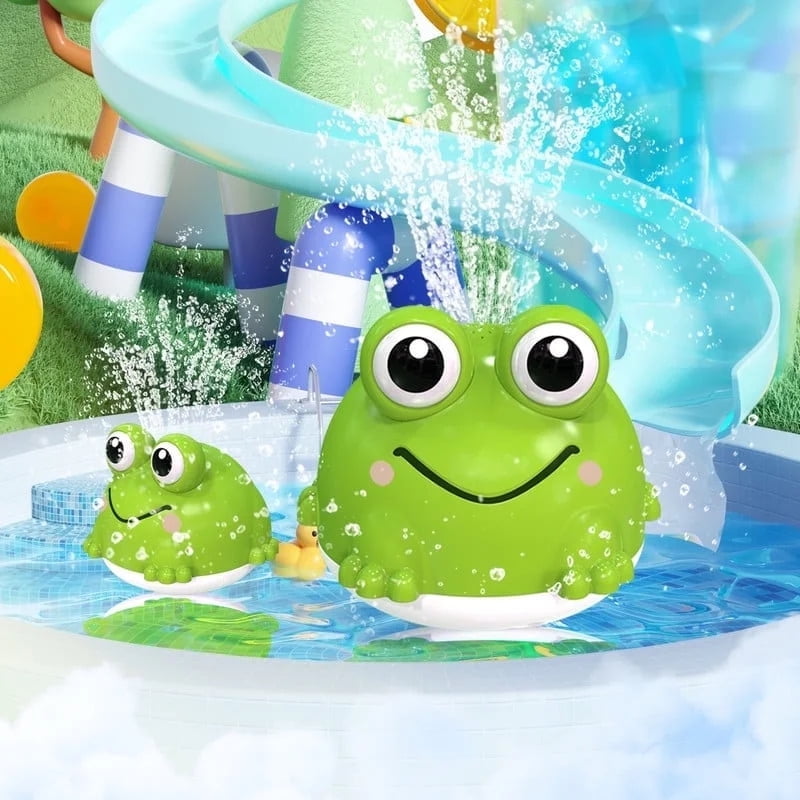 Frog Bath Toys – Squirt & Glow ,Spinning Water Sprinkler, Colorful ...