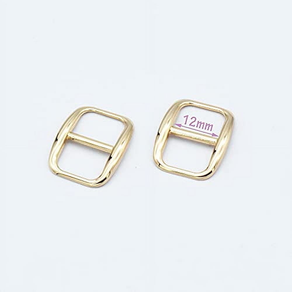 Light Gold Slide Buckles Belt Buckle Small Metal Adjustable Buckle ...