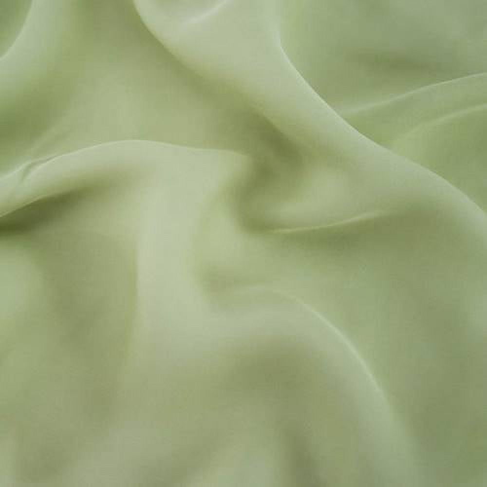 Green Chiffon Fabric