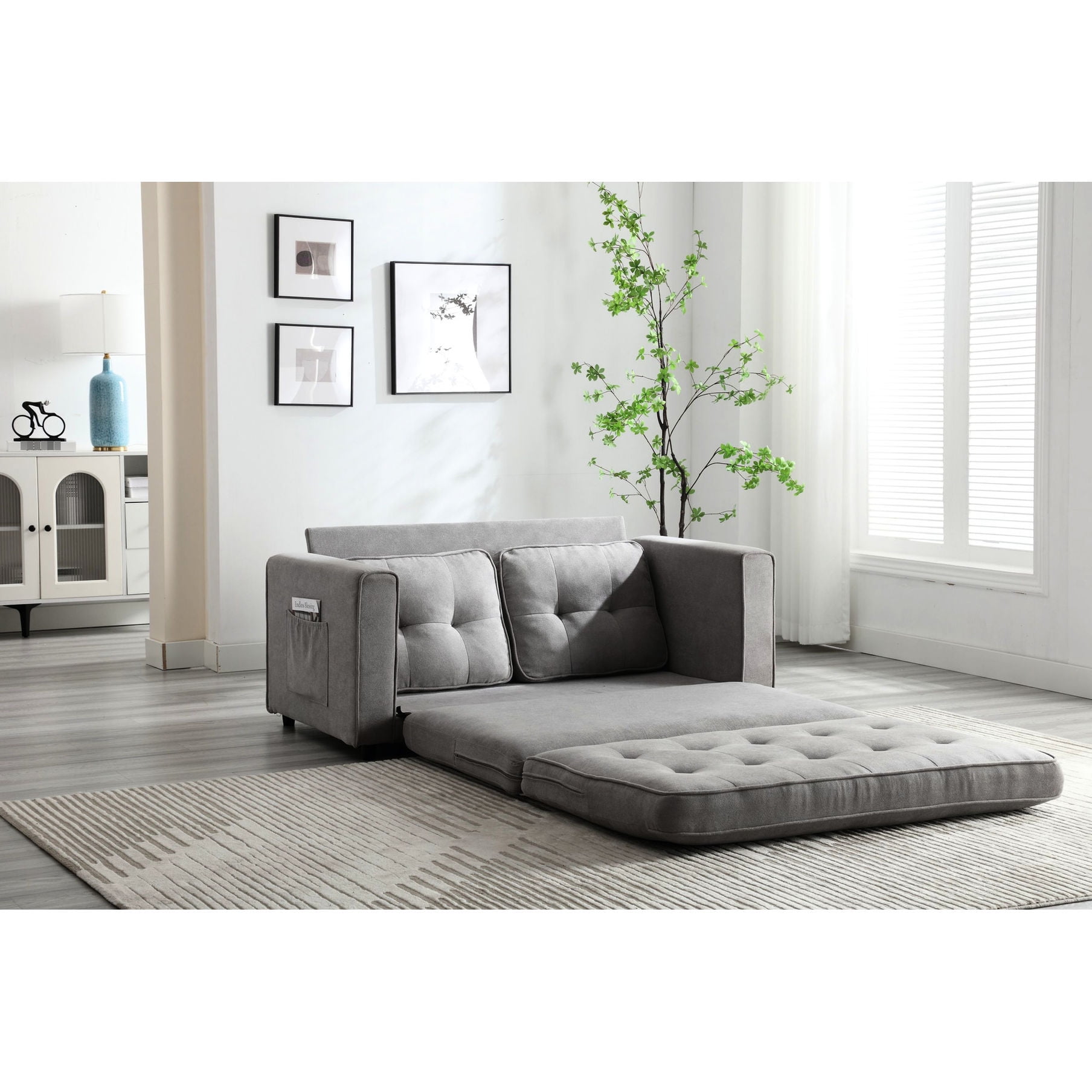 Light Gray Color & Velvet Fabric - Stylish Look in Your Living Space ...