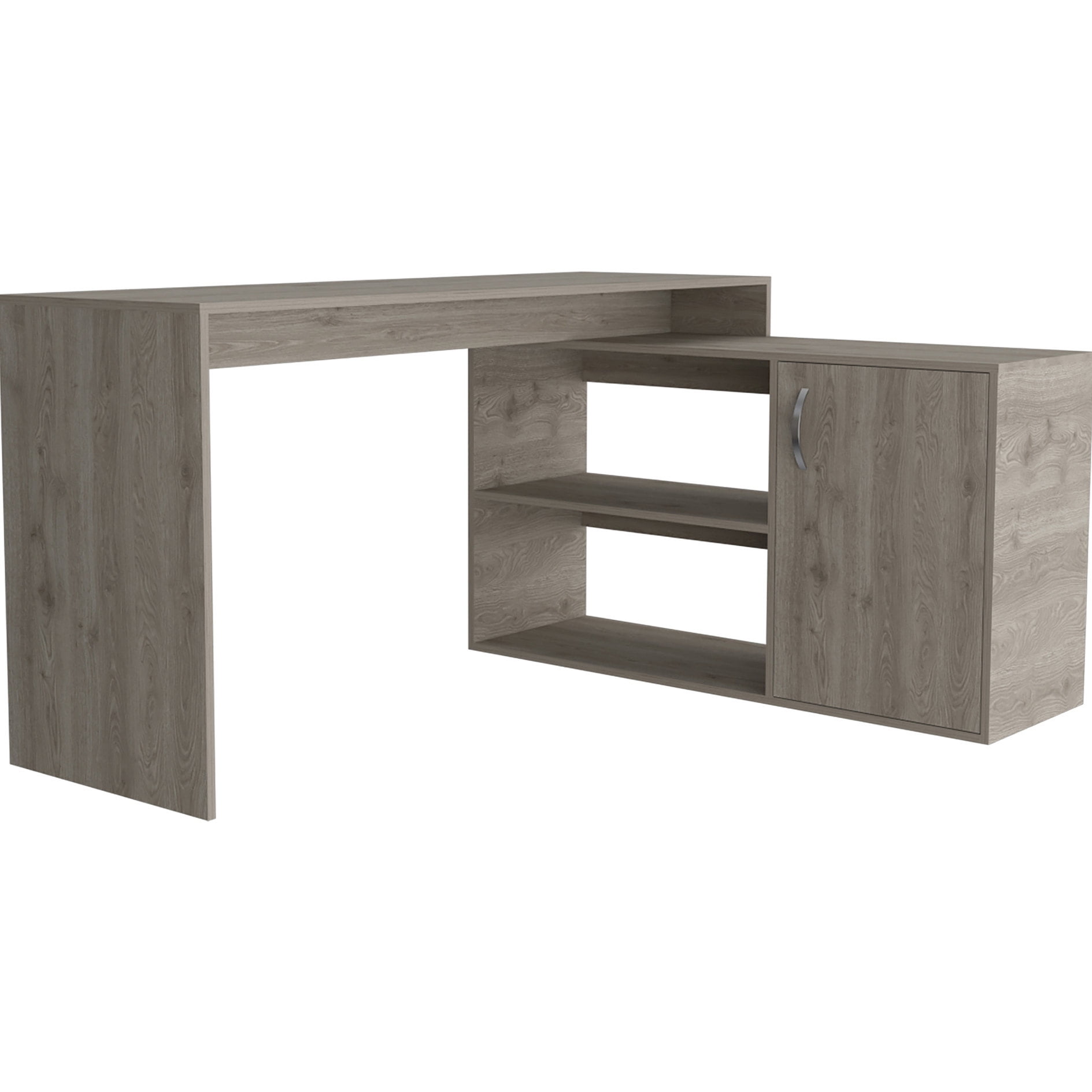 Light Gray L-Shaped Work Desk | Suitable for Office and Study | Quality ...