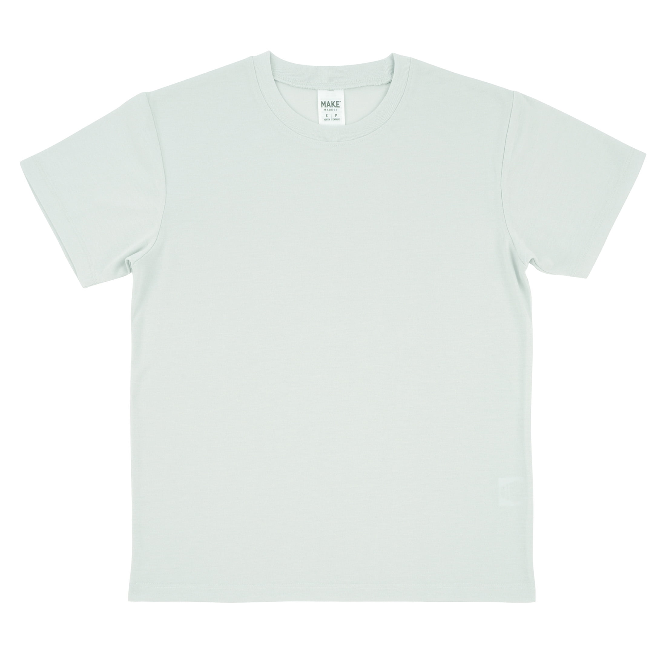 Make Market Light Gray Sublimation Short Sleeve Crew Neck Adult T-Shirt ...