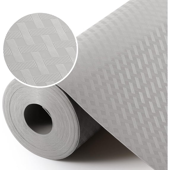 Light Gray Waterproof Shelf Liners for Kitchen Cabinets & Refrigerator ...