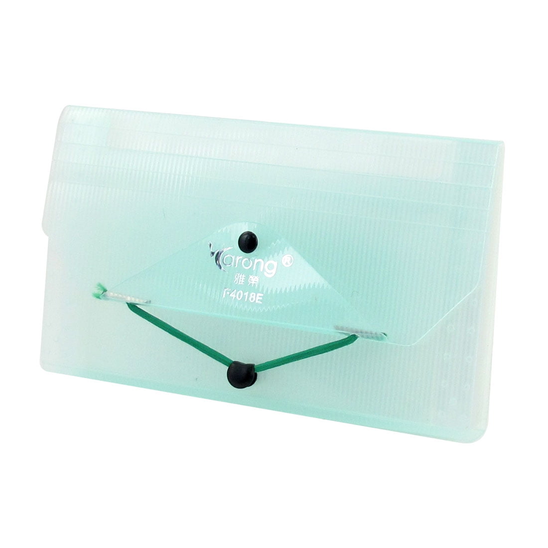 Light Green 13 Compartment Rectangle Shaped Plastic Bills File Folder ...