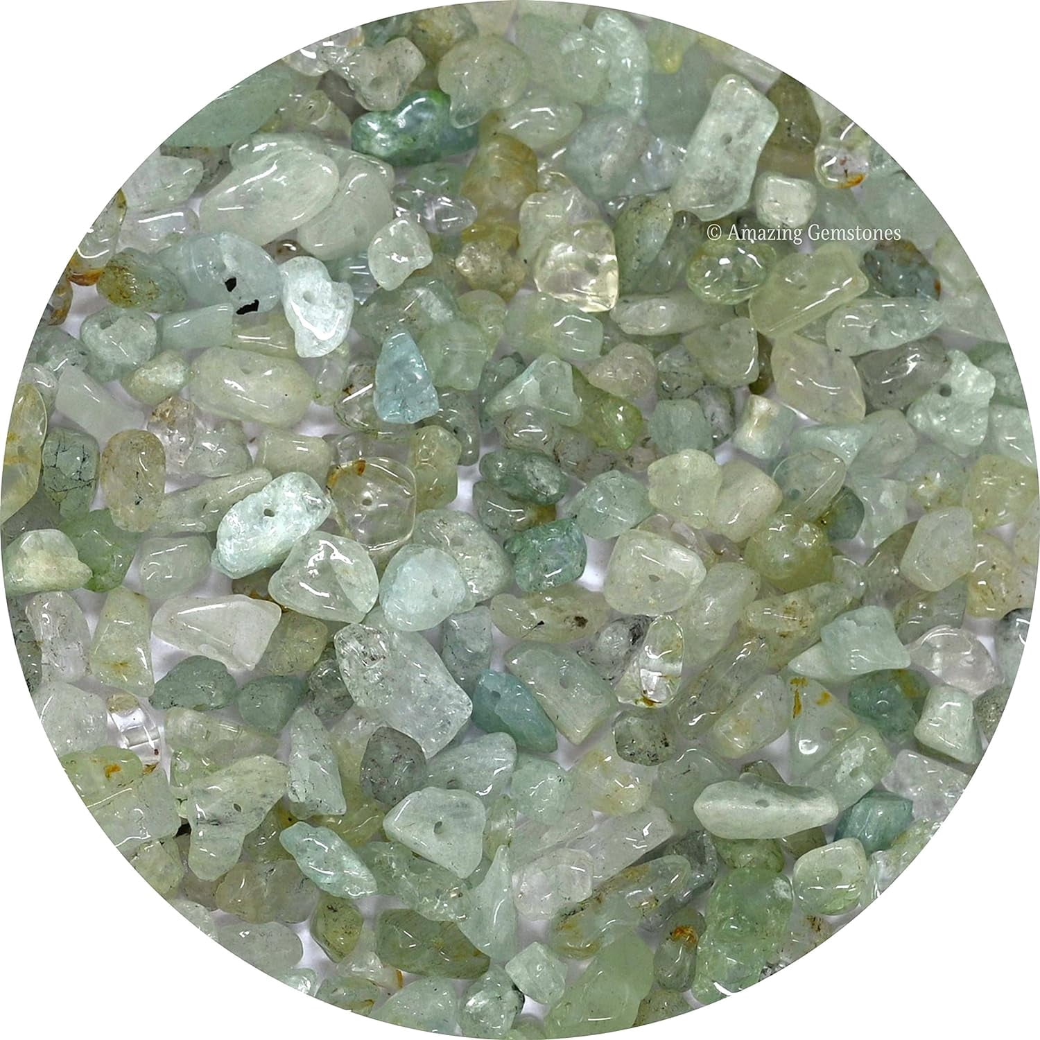 Light Green Aventurine Crystal Chips - Healing Crystals Tumbled Chips ...
