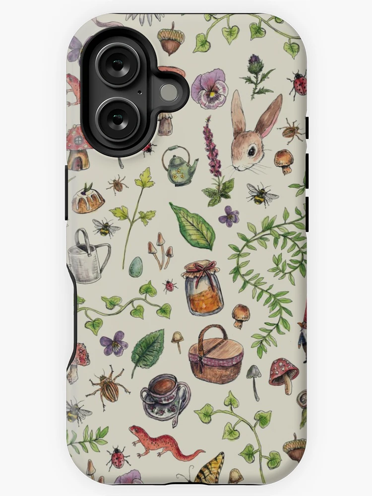 Light Green Cottagecore Case for All iPhone 11 to 16 Pro Max Models ...