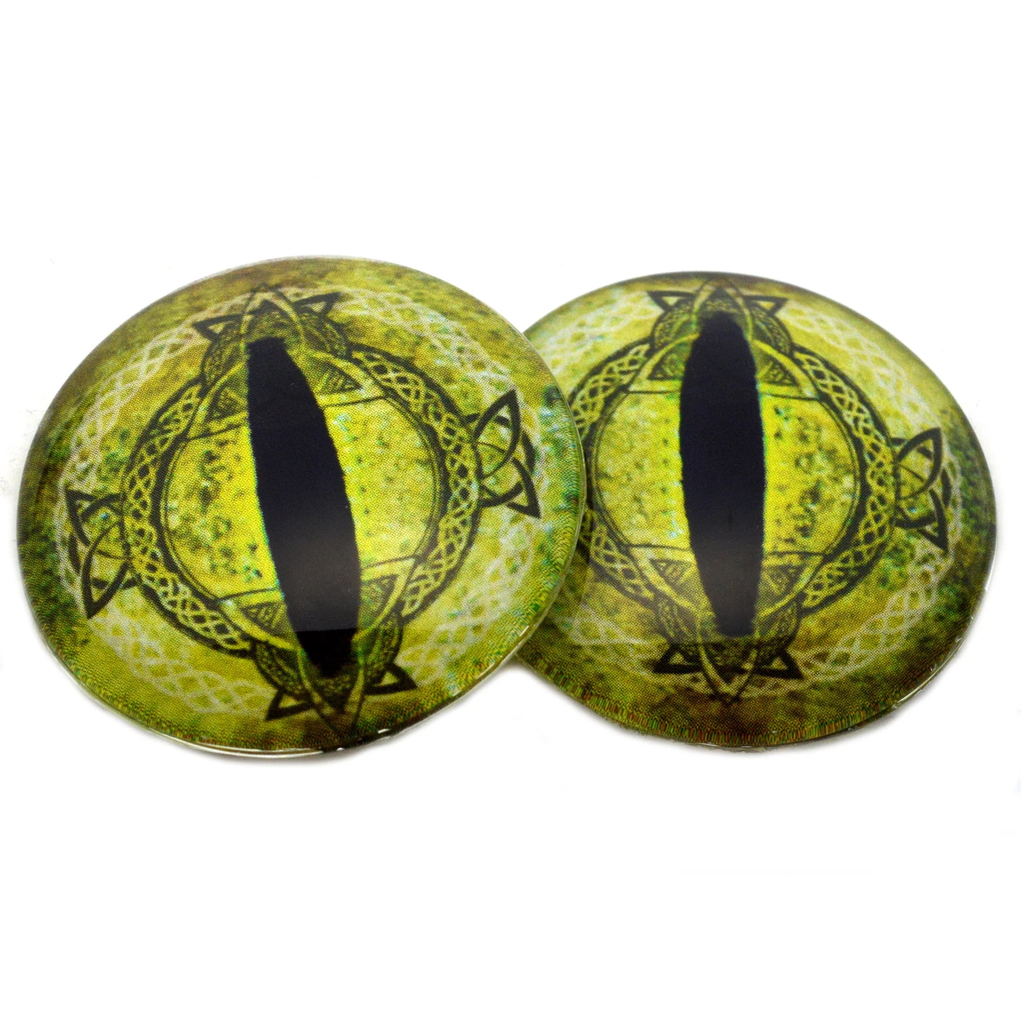 Light Green Fantasy Celtic Dragon Glass Eyes - Walmart.com