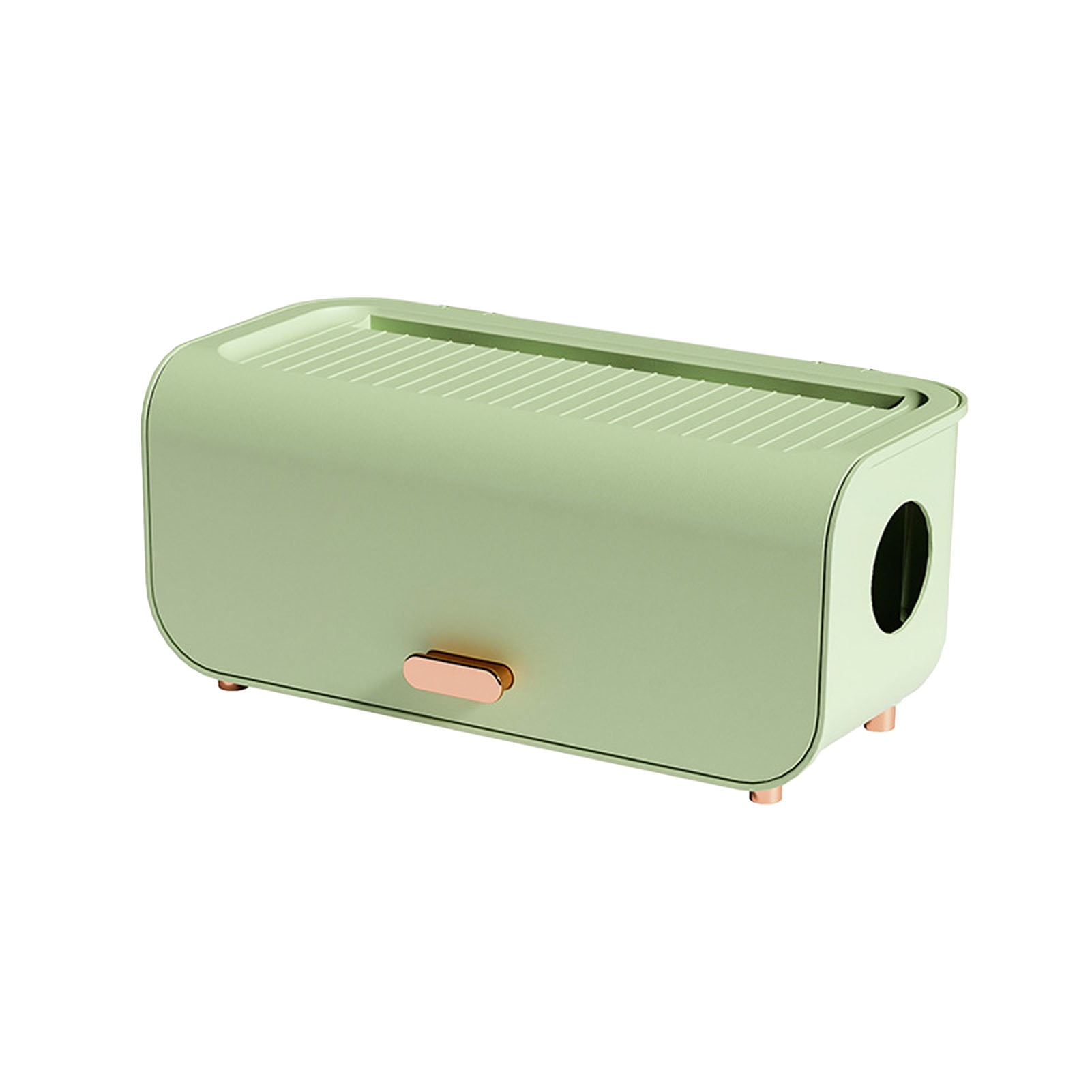 Light Green Plastic Cable Management Box for Power Strips Chargers ...