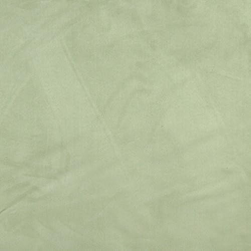 Light Green Solid Microsuede Microfiber Upholstery Grade Fabric by The ...