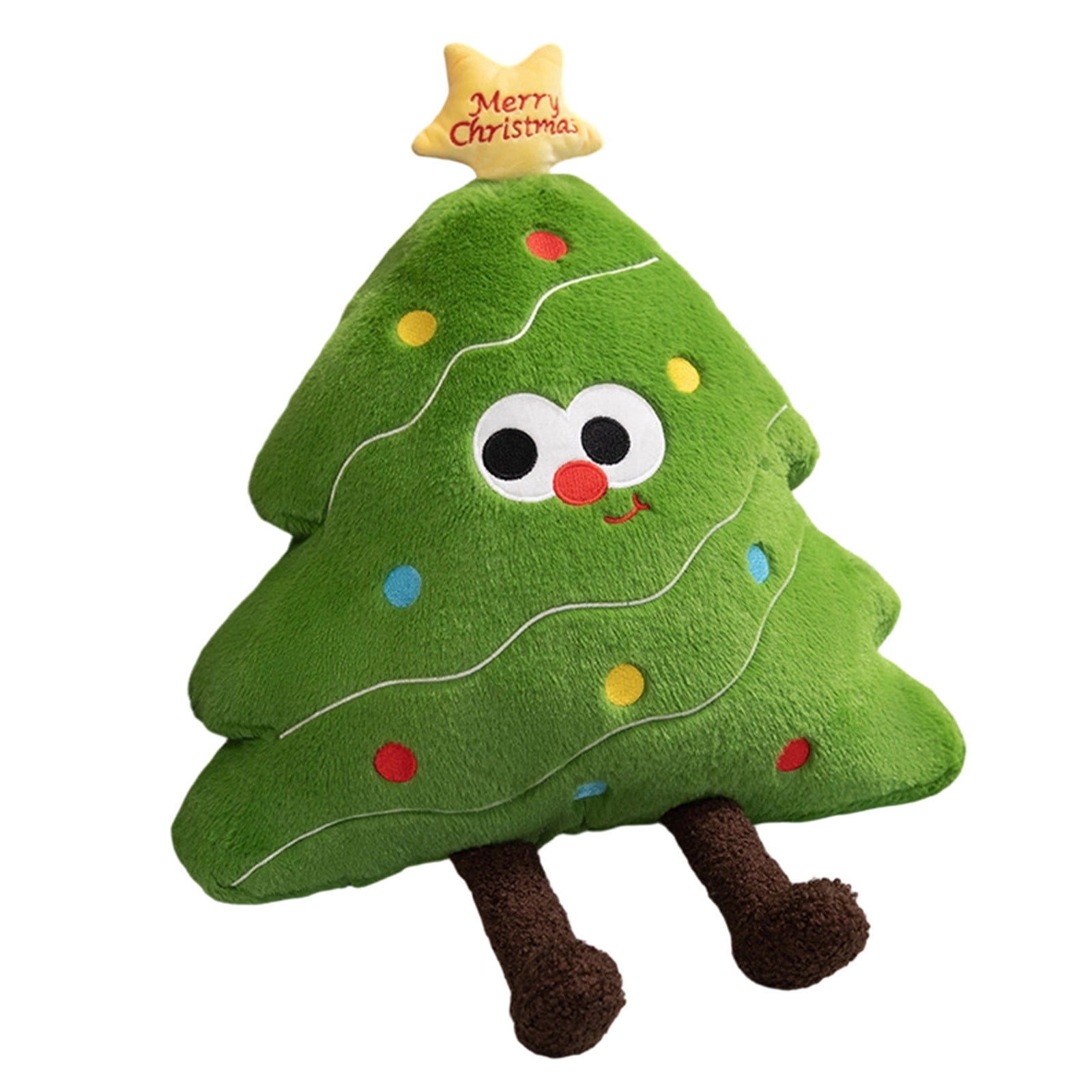Light Grey Christmas Tree Pillow Plush Toy With Soft Plush Fabric For ...