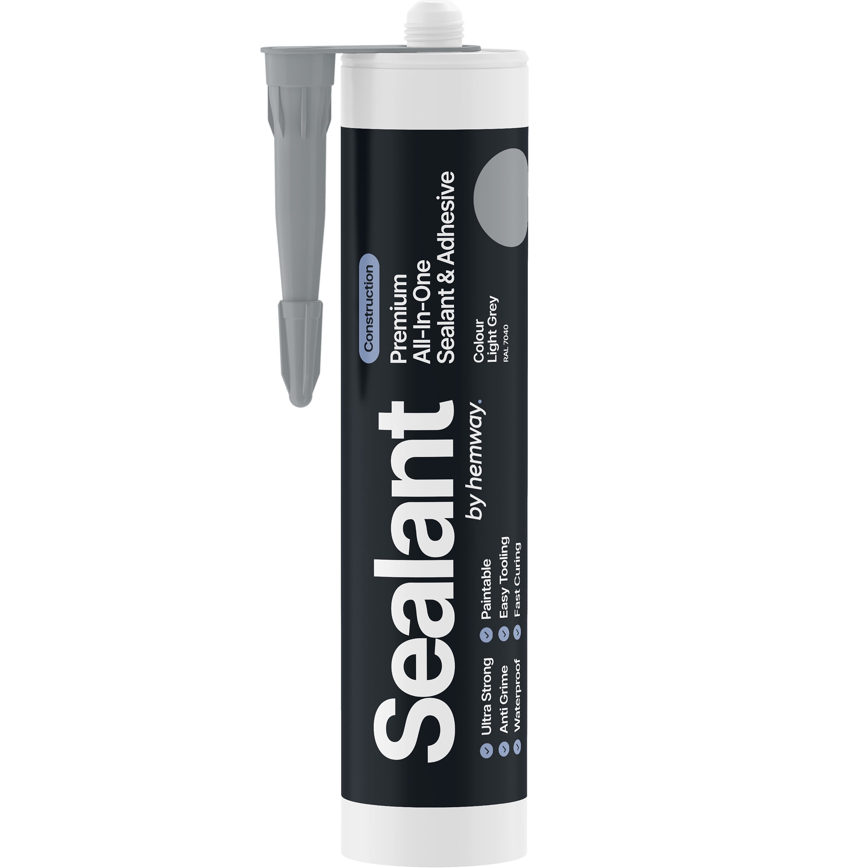 Hemway Light Grey Construction Hybrid Polymer Sealant Adhesive 13.1oz ...