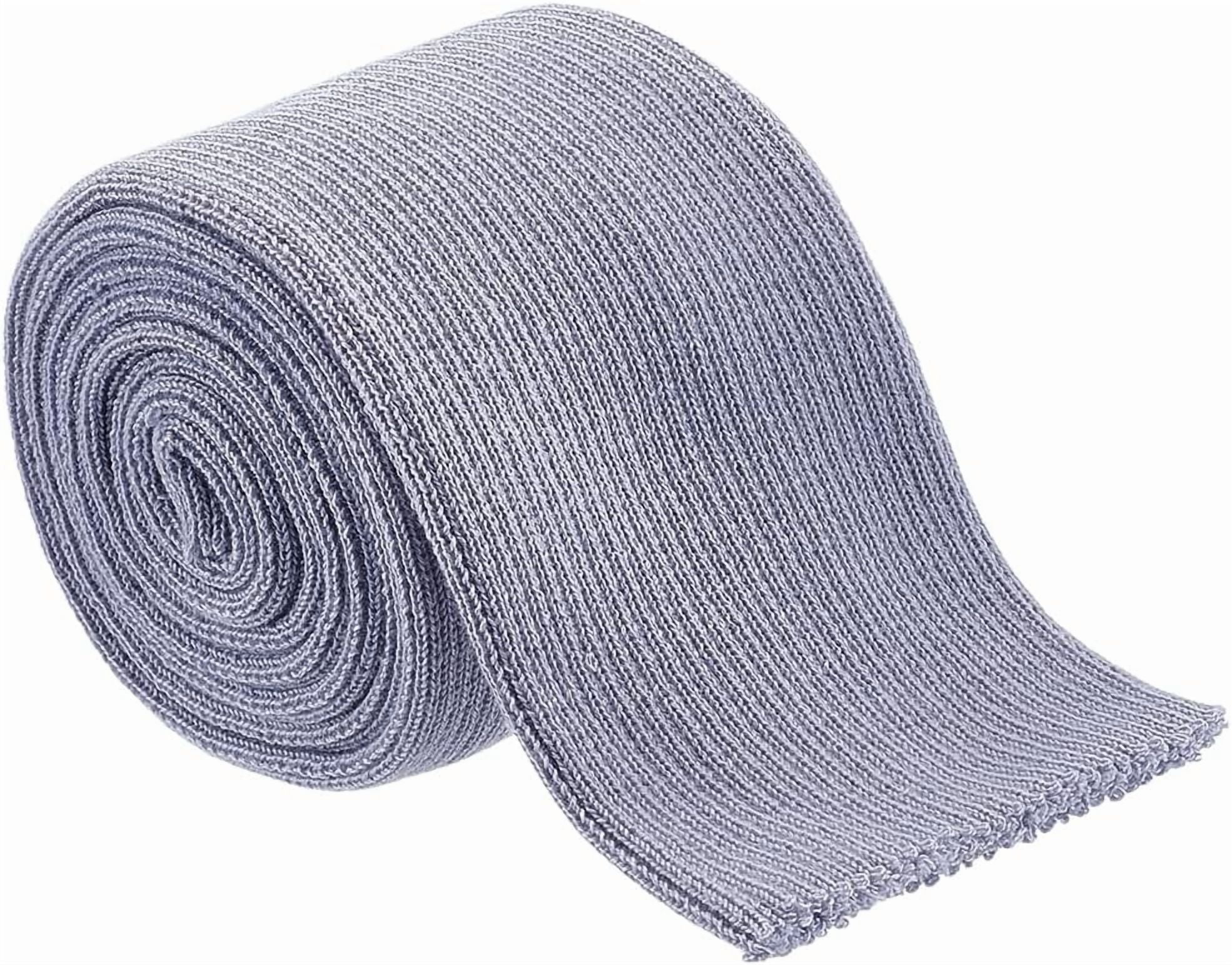 Light Grey Knit Cuff Ribbing 43x2.9 Inch Ribbing Cuff Sleeve Tubular ...
