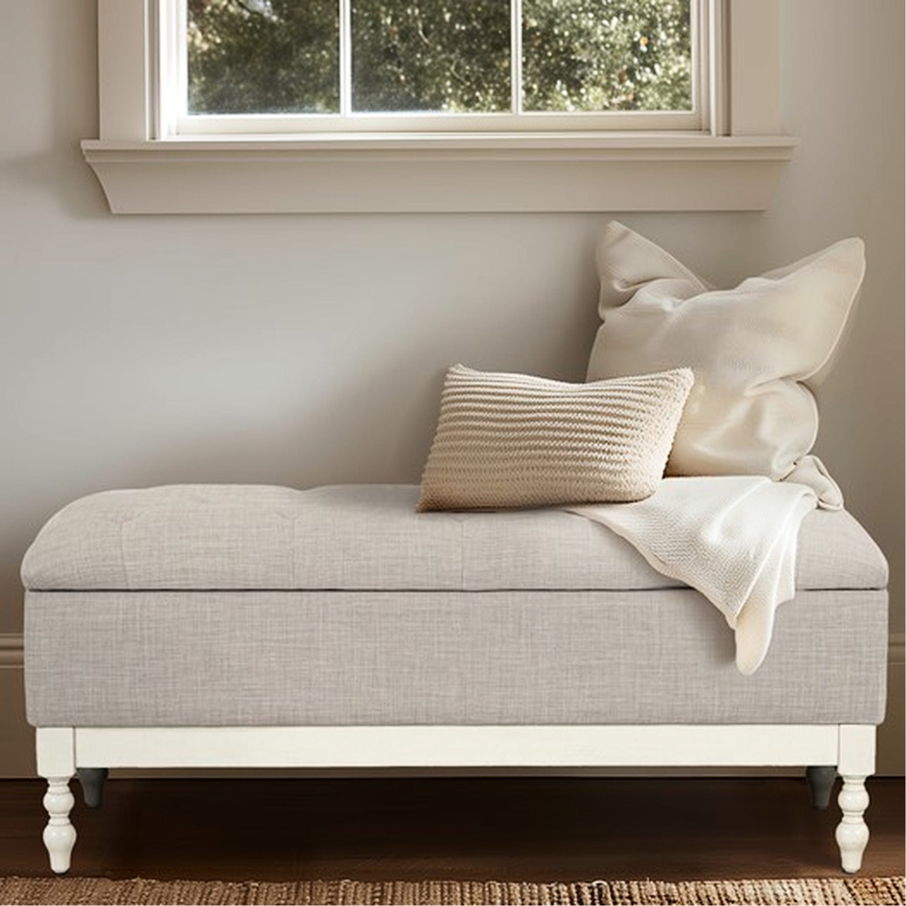 Light Grey and Cream Color Scheme - Suitable for Hallway Storage ...