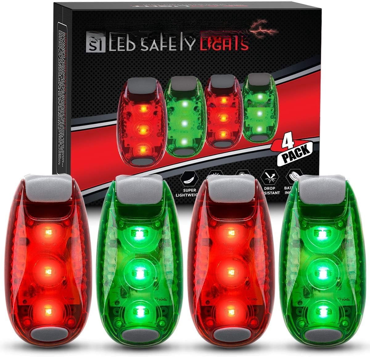 Light, Headlight and Tail Light Set, Front and Lights for Night Riding ...