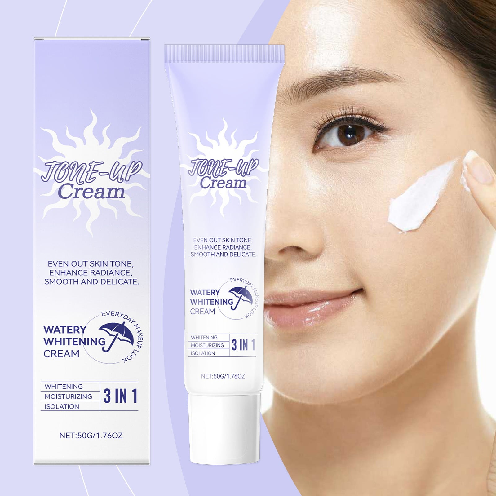Light Hydrating Natural Tint On Skin Light Lazy For Face Legs Neck ...