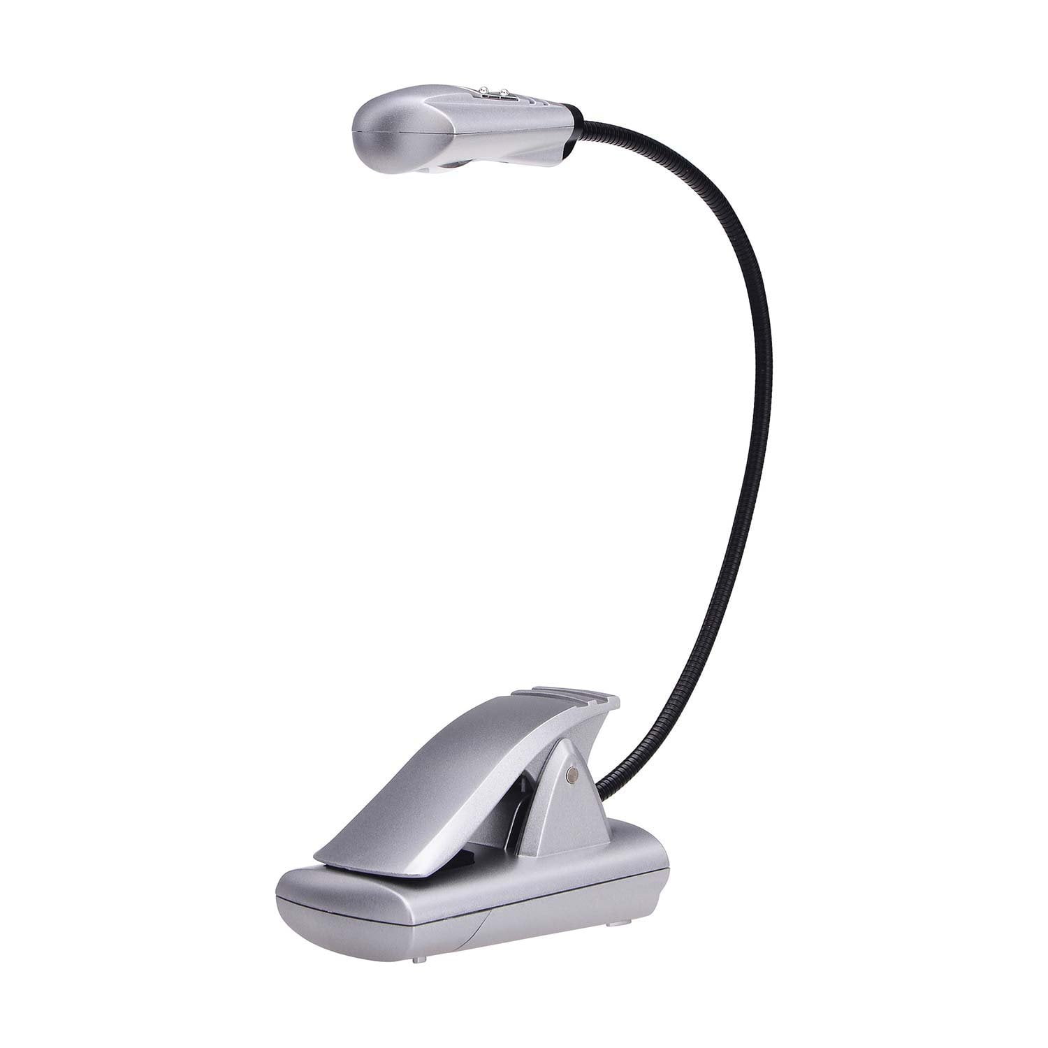 Light It! By Fulcrum, LED Book Reading Light, Clip On, Silver - Walmart.com